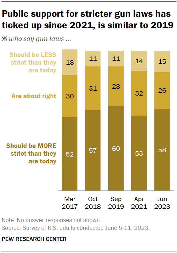 Pew Survey: Gun Violence Concerns Surge