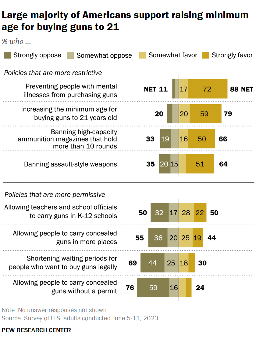 Pew Survey: Gun Violence Concerns Surge