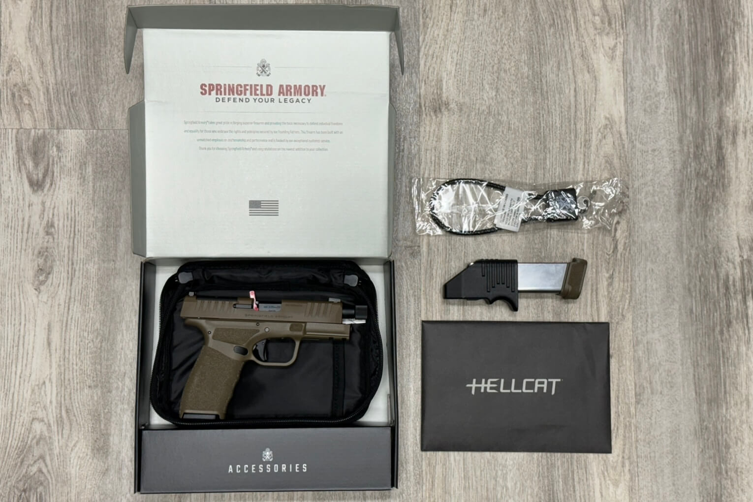 Springfield Armory FDE Hellcat Pro OSP Threaded 9mm Pistol