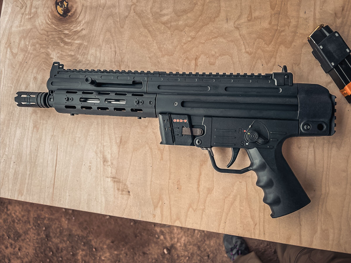GSG-9 Pistol Accepts SIG & Glock Mags