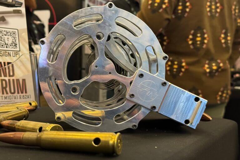 FosTech, Inc Unveils New 50-Cal Barrett Drum Magazine