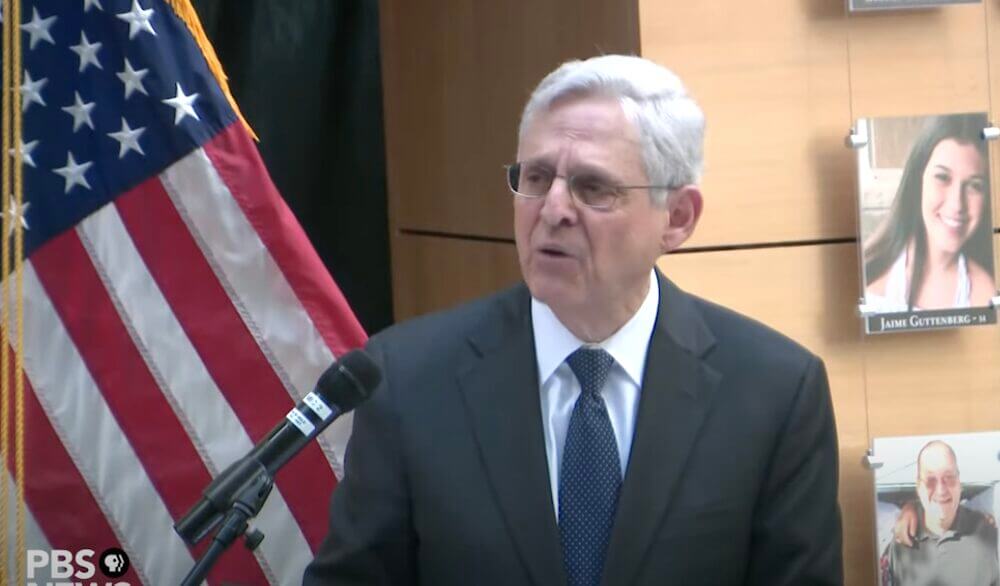 AG Garland Says Quiet Part Out Loud!