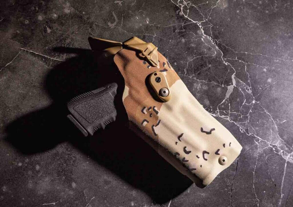 Safariland Launches Chocolate Chip Camo 6000 Series Holsters