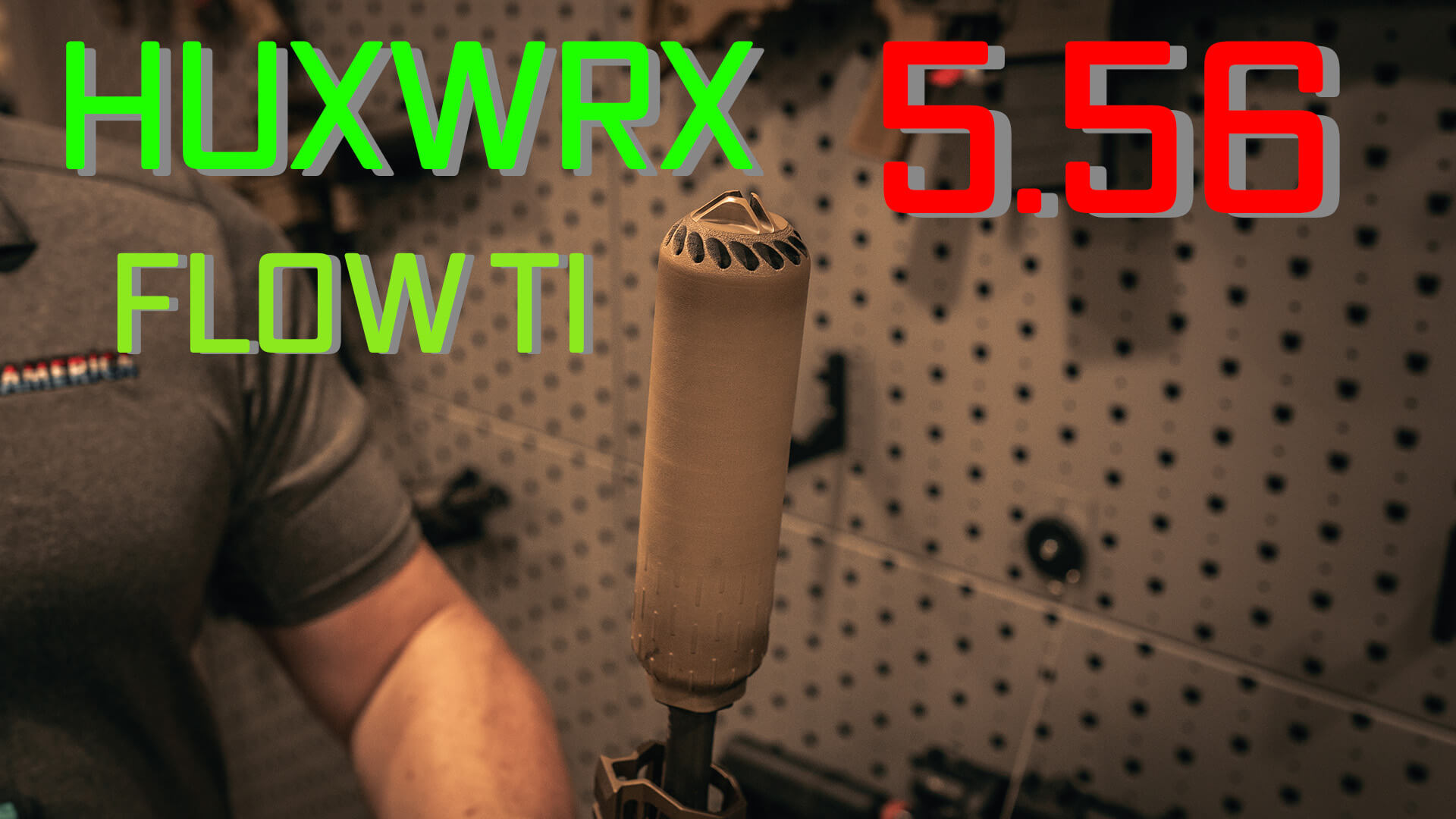 HUXWRX 5.56 Flow TI Suppressor -- NRA 2024