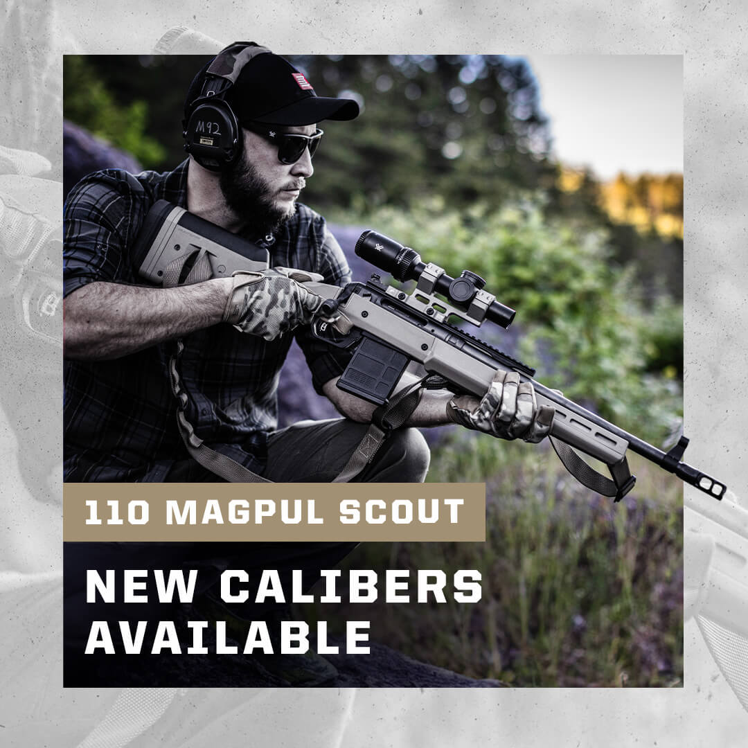 Savage Arms: 110 Magpul Scout in New Calibers!