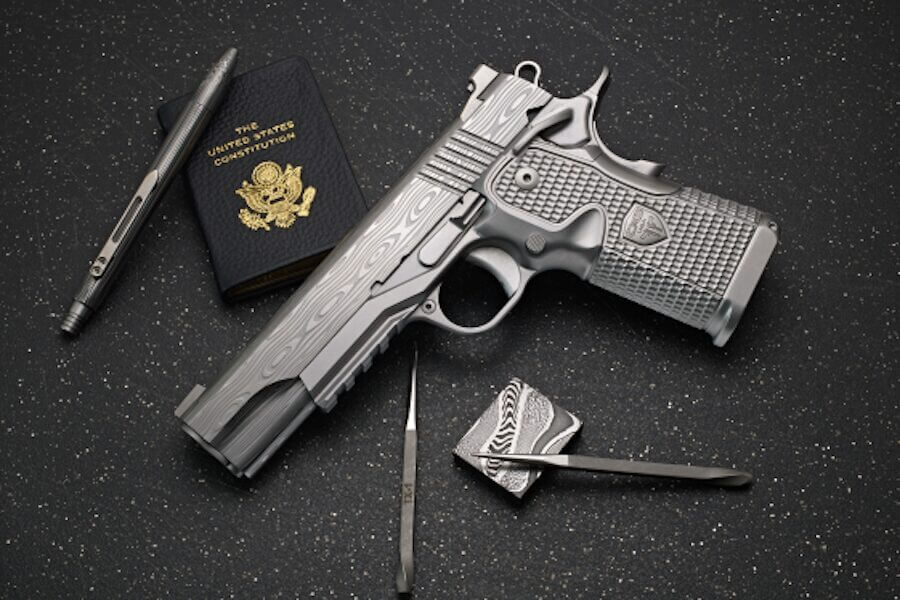 Serenity Max: A Damascus Doublestack 1911 from Cabot Guns