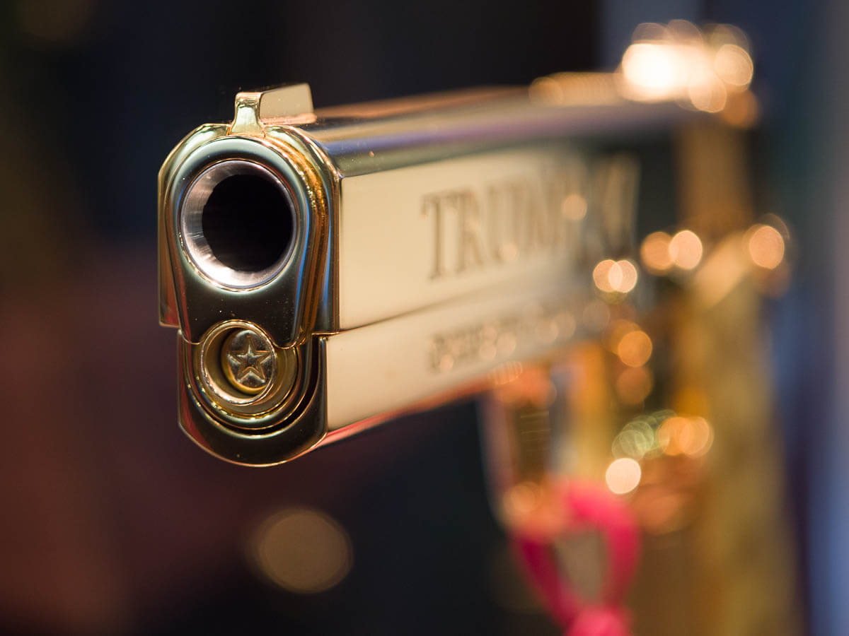 You Have to See This Gold-Plated Trump 1911!