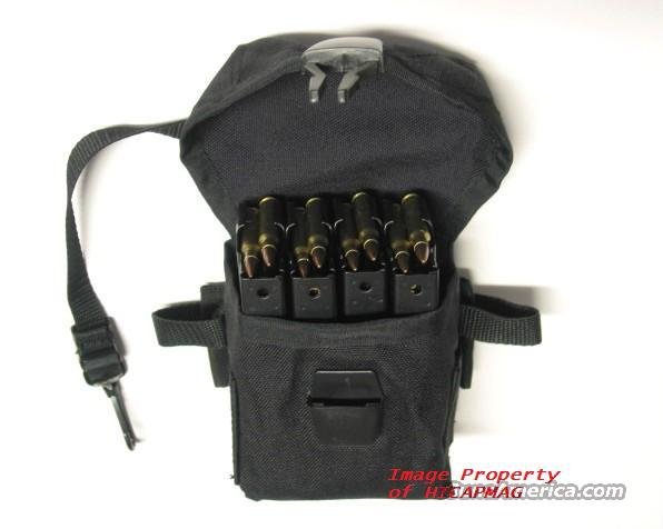 AR15/M16-MINI 14 4-20rd Magazine Mag Pouch in B... for sale