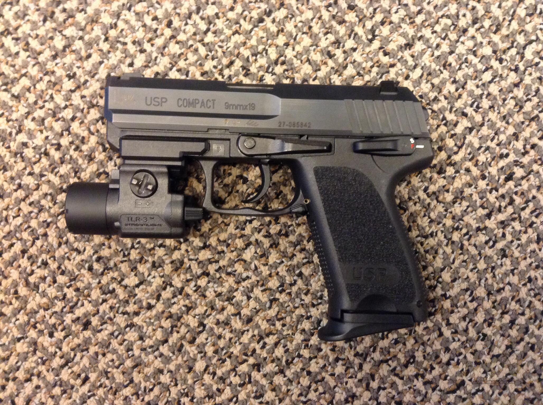 HECKLER & KOCH USP COMPACT 9MM WITH STREAMLIGHT... for sale