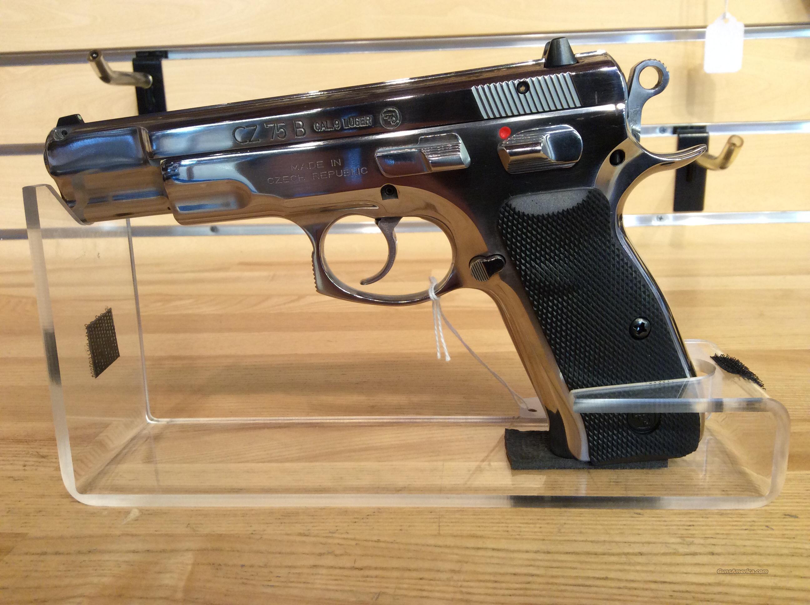 SALE! CZ 75 B High Polished Stainless 9mm for sale