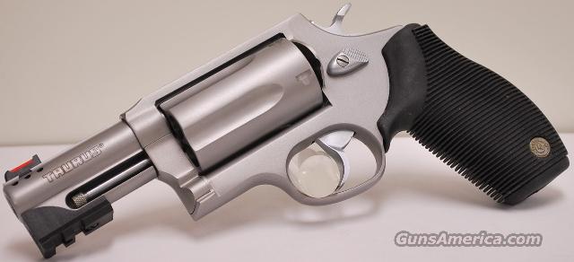 Taurus Judge Stainless Rail 45 Colt/ 410 GA Jud... for sale