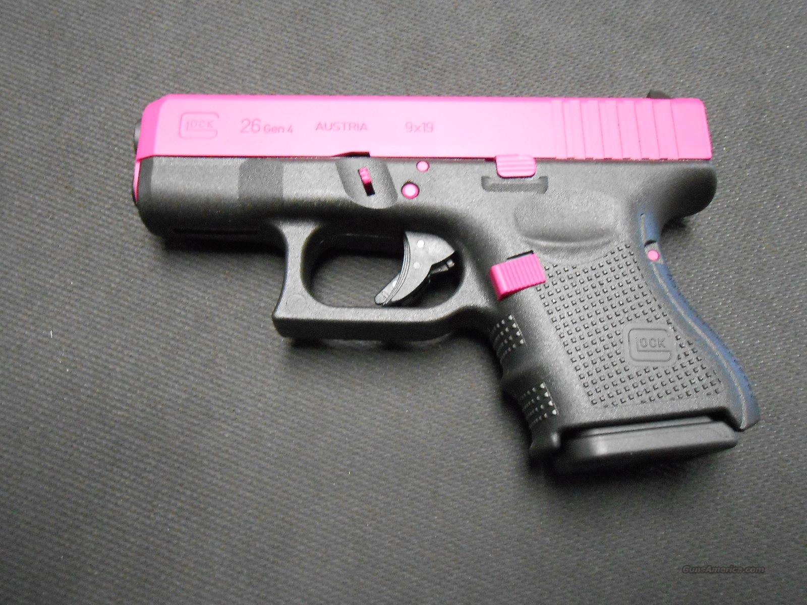 Glock 26 Gen4 X-Werks Blk/Pink NIB! No CC Fees!... for sale