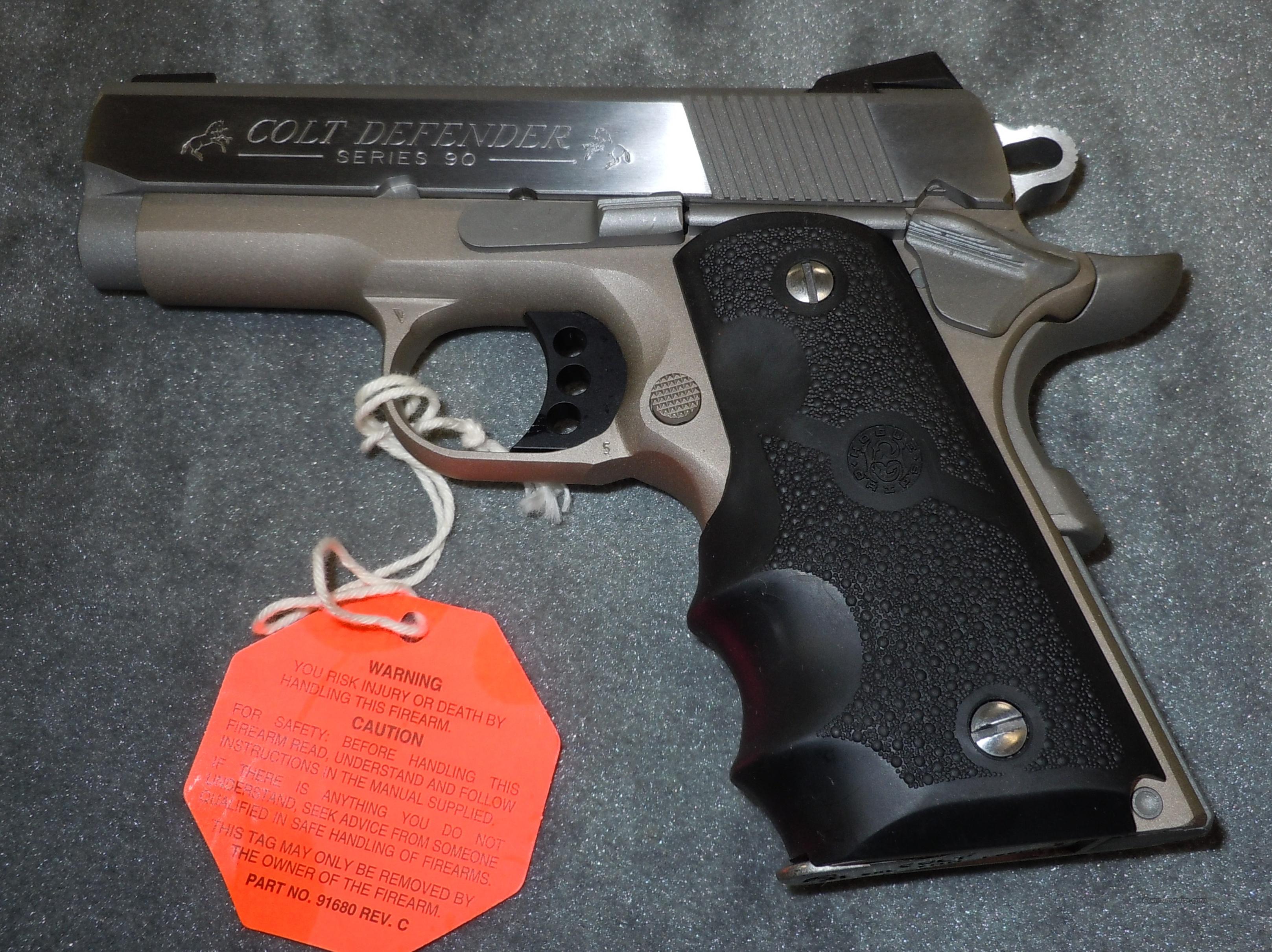 COLT DEFENDER STAINLESS 9MM PISTOL (07002D) for sale