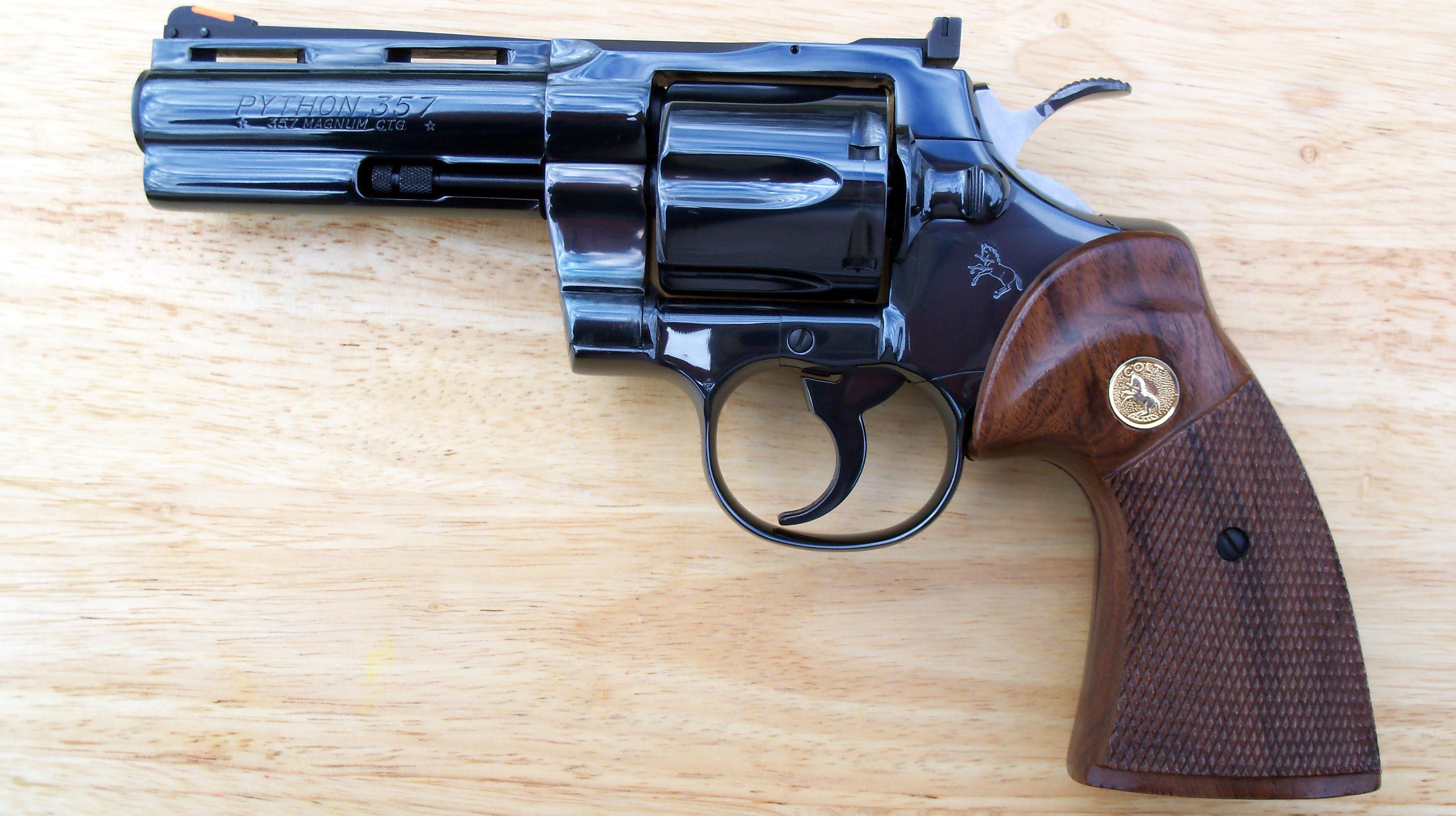 Colt Python 4" Royal Blue Mint In Box for sale