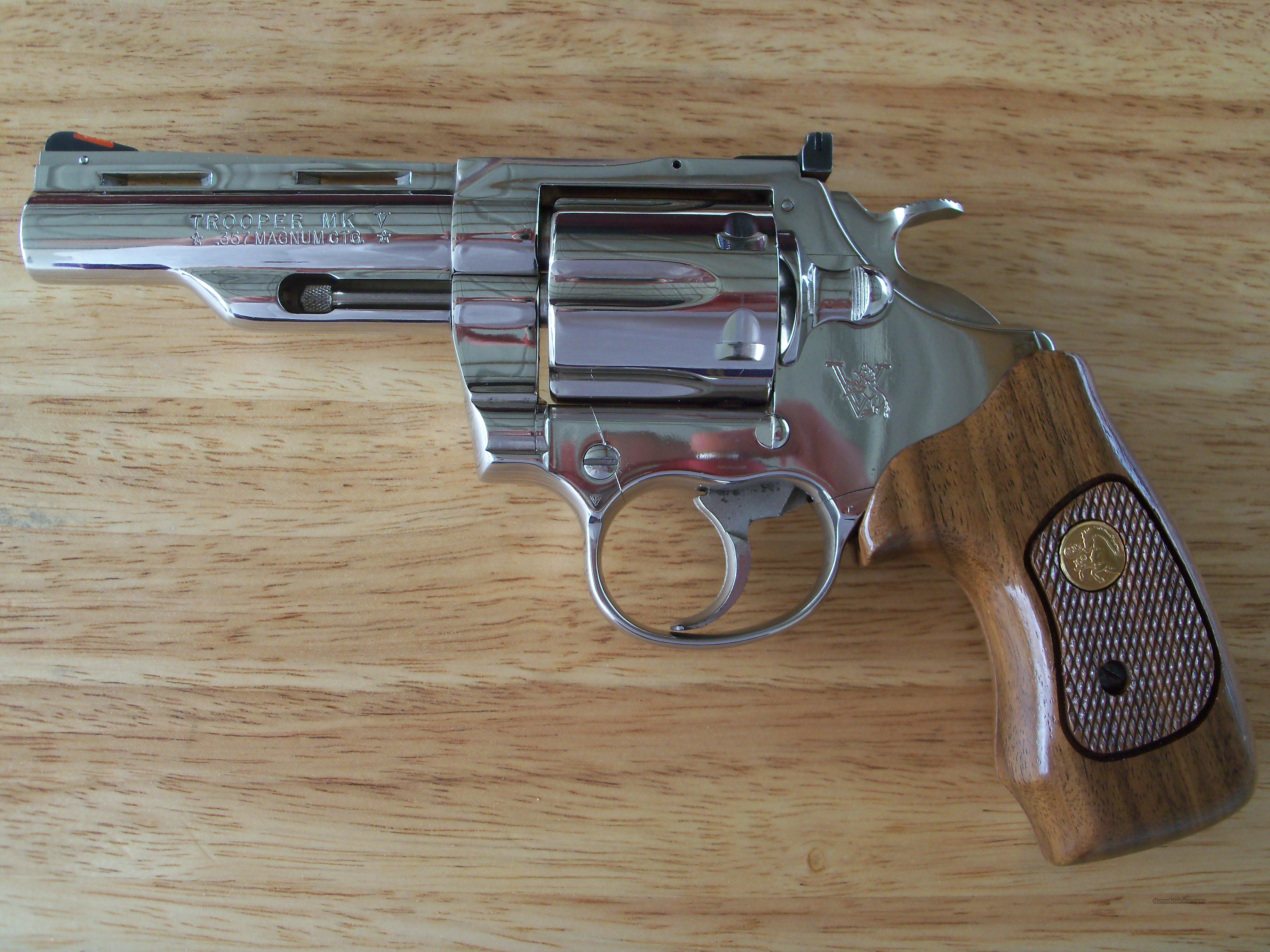 Colt Trooper MKV Nickel for sale