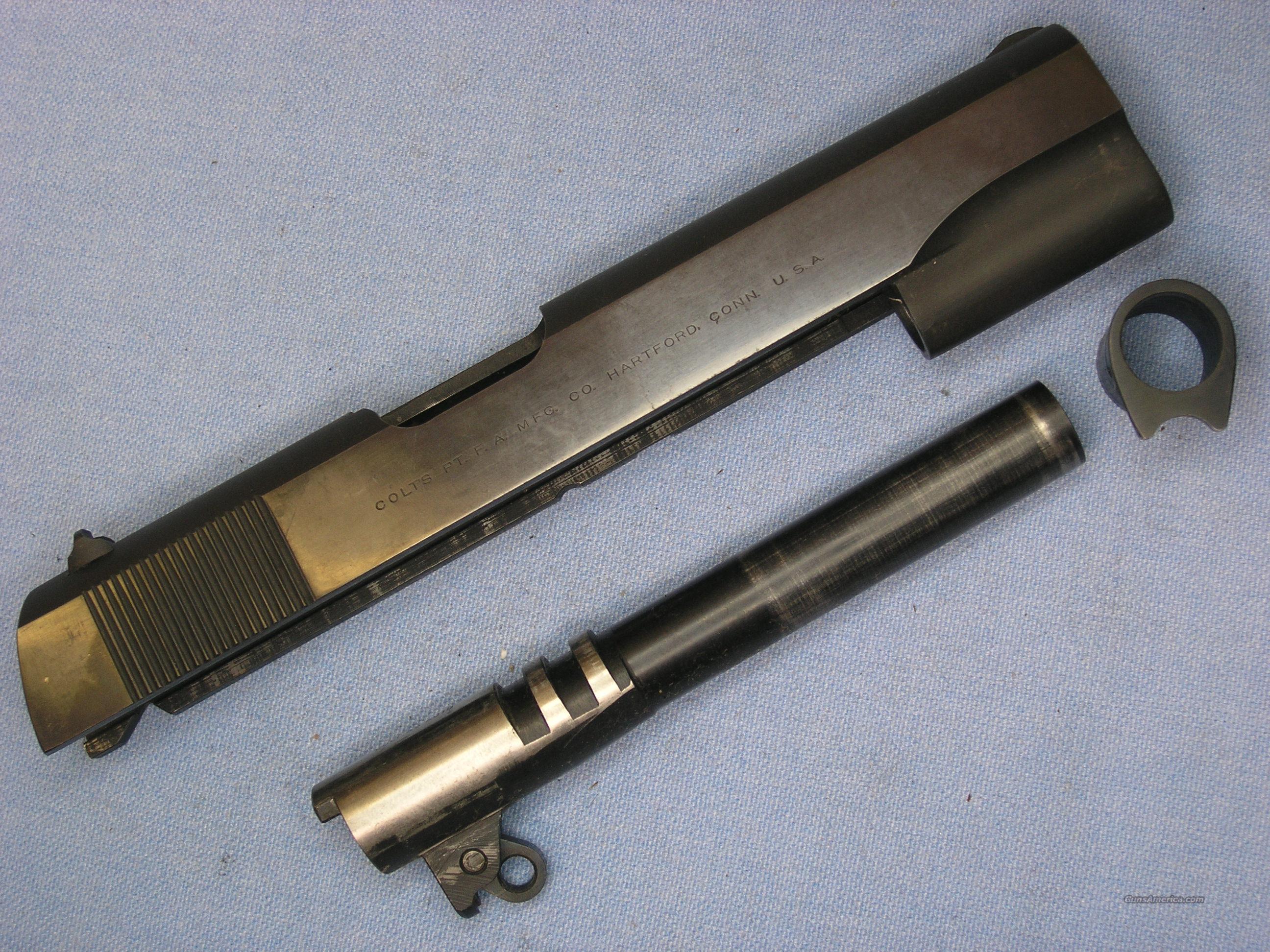 1960's Colt 1911A1 Gov't Model .45acp slide w/b... for sale