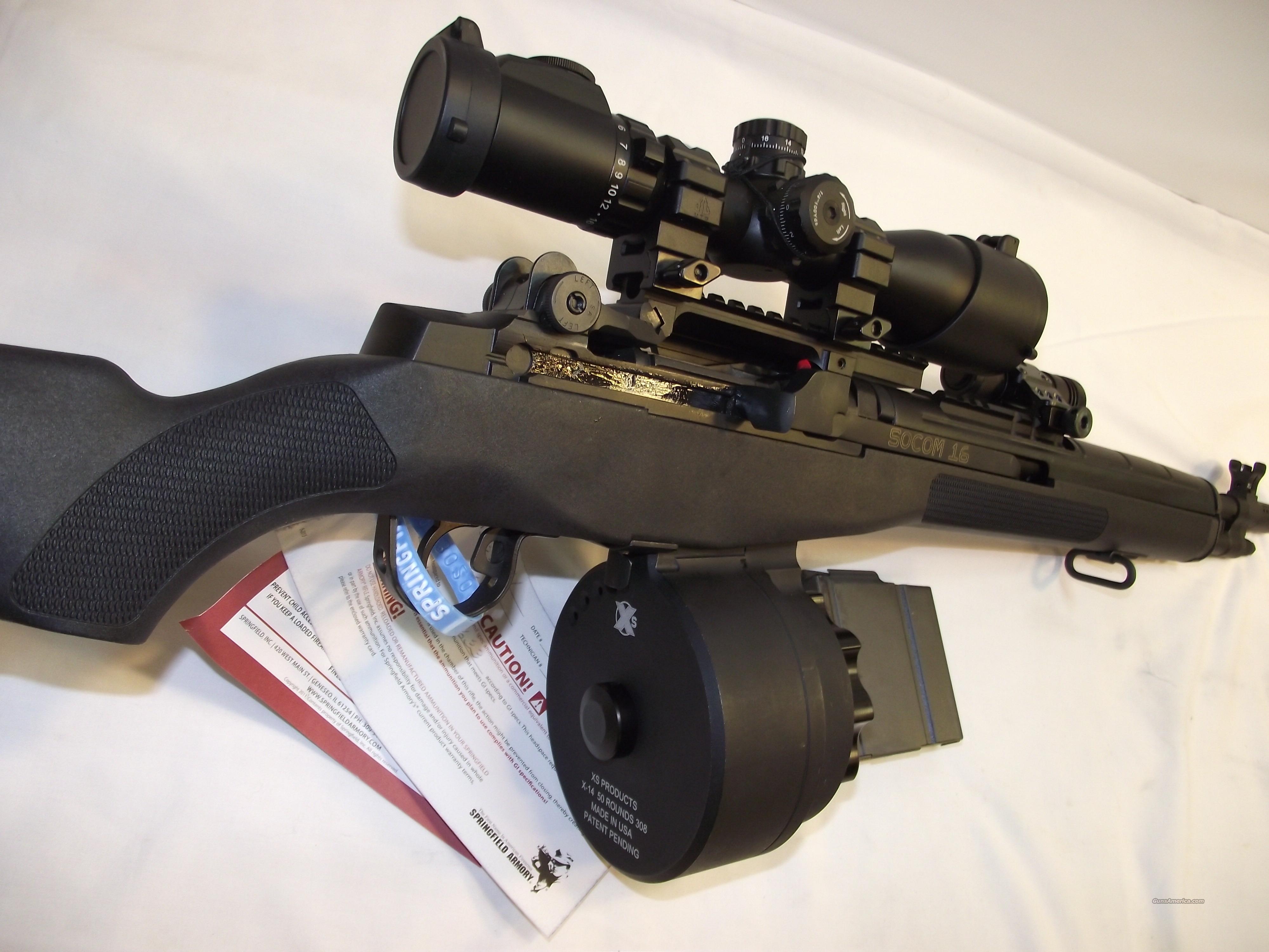 SPRINGFIELD ARMORY M1A SOCOM (# 9626) Black, 16.25 barrel, for sale ...