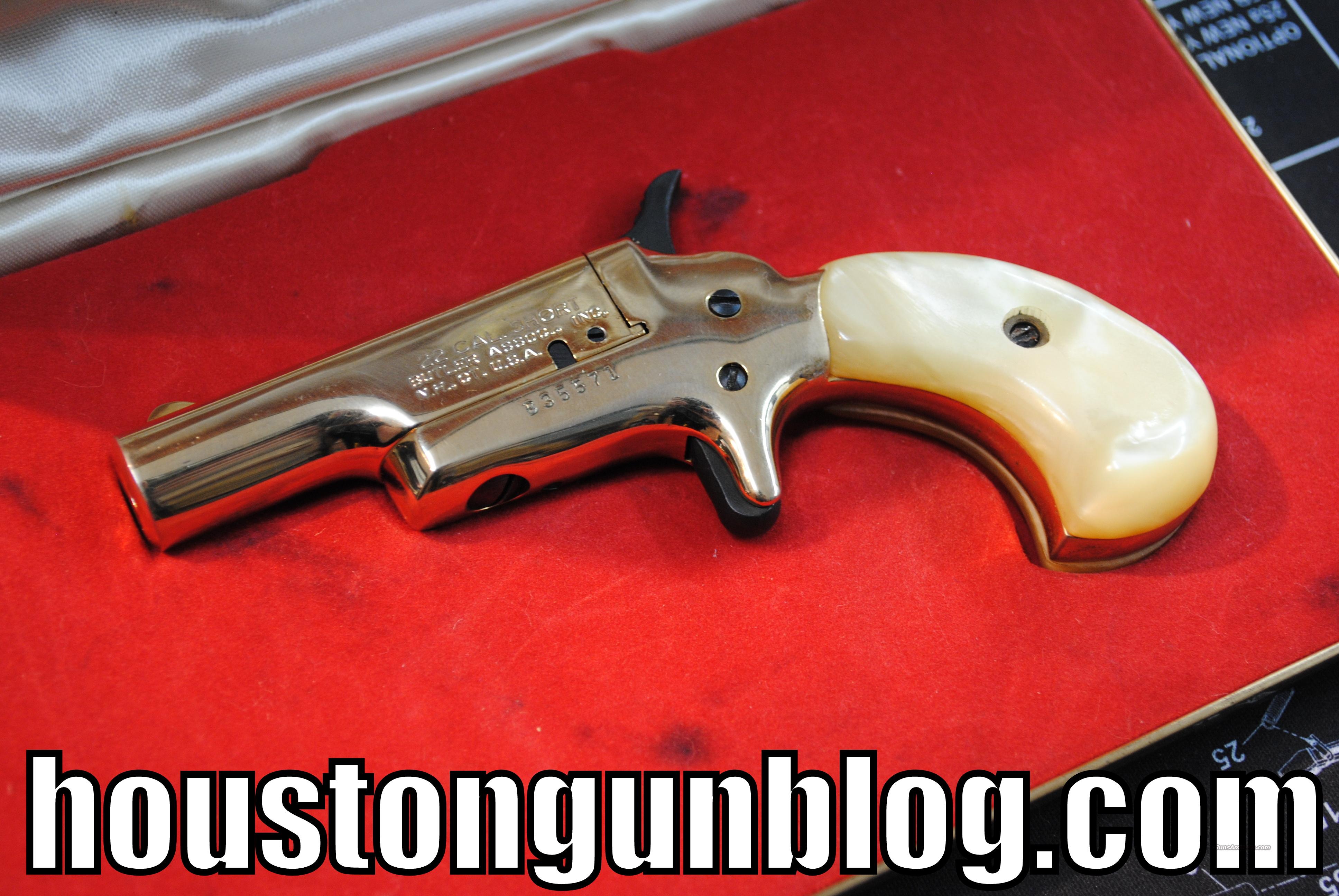 Butler 22 Short Side Loading Gold Derringer for sale