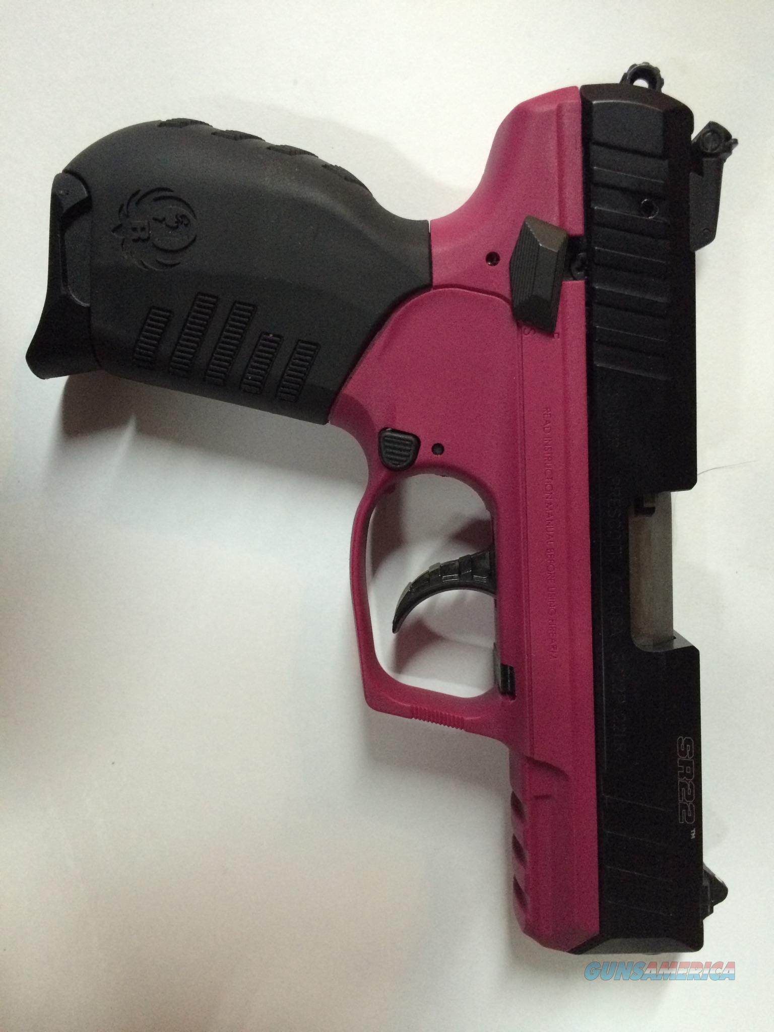RUGER SR22 (PINK SYNTHETIC) for sale