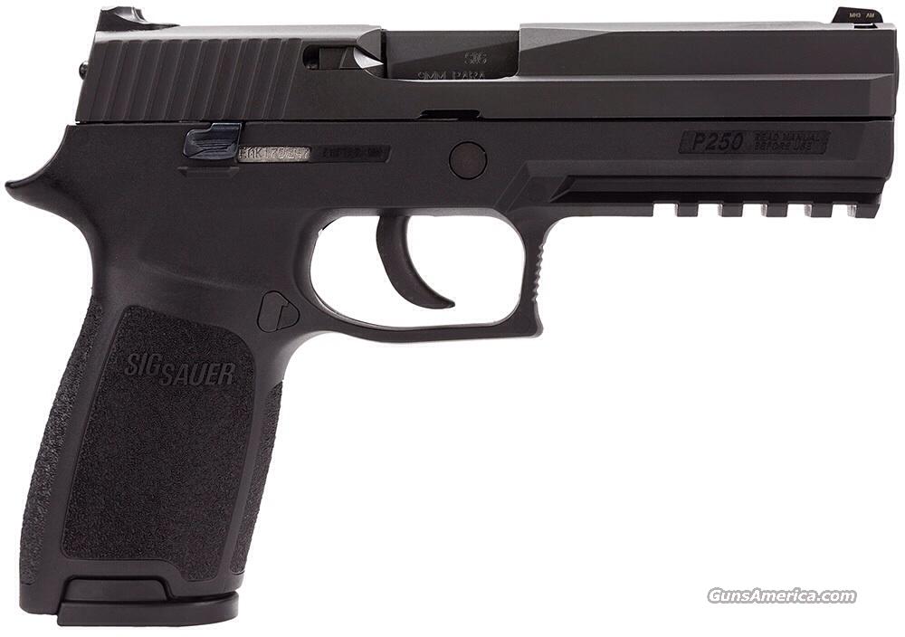 SIG SAUER P250 FULL SIZE 9MM, 250F-9-B-BO for sale