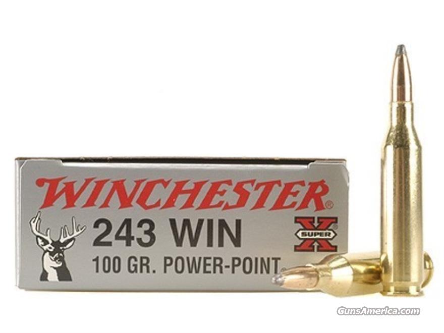 Winchester 243 ammo, ammunition 100 grain power... for sale