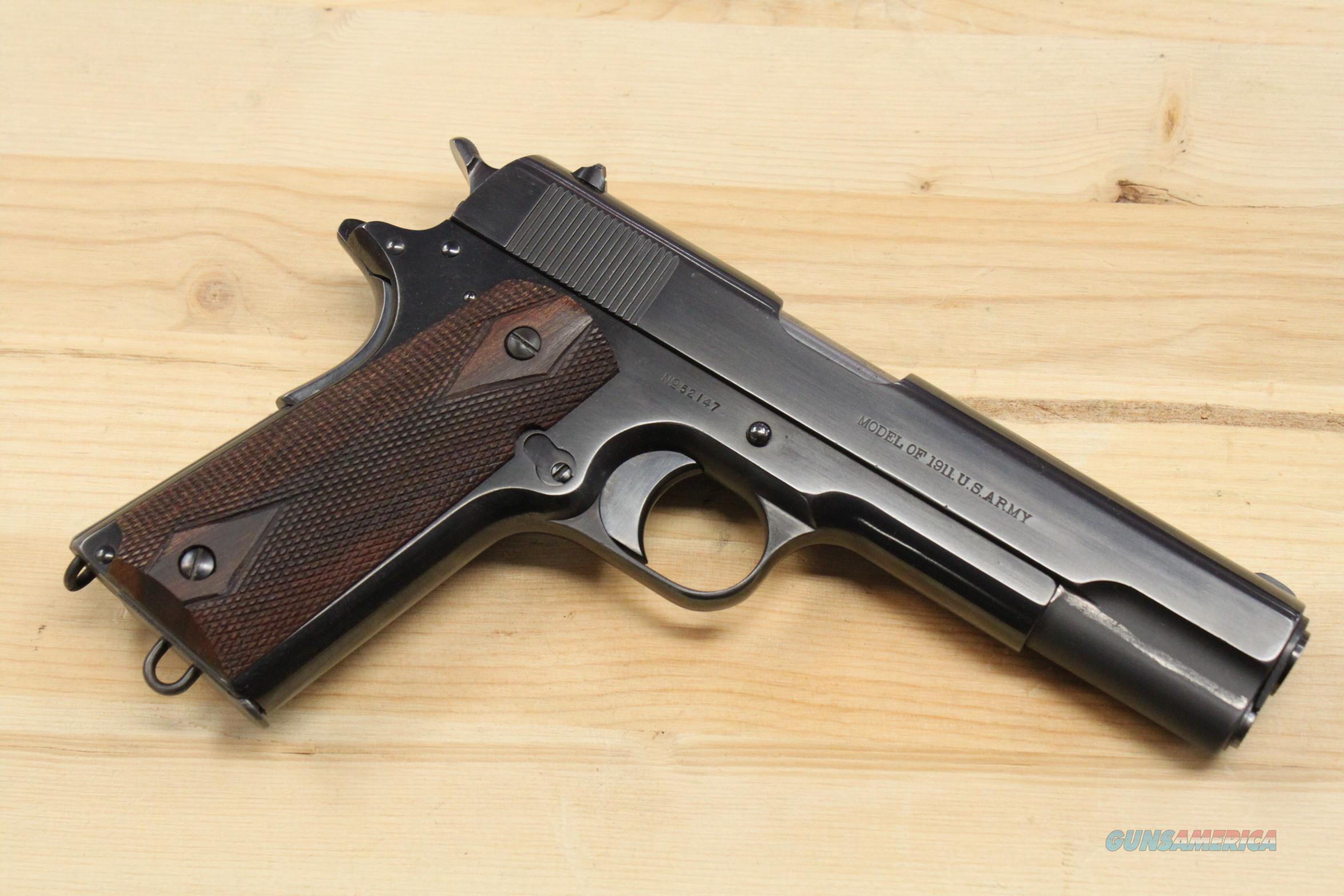 Colt Model 1911 U.S. Army, made in 1913, Reduce... for sale