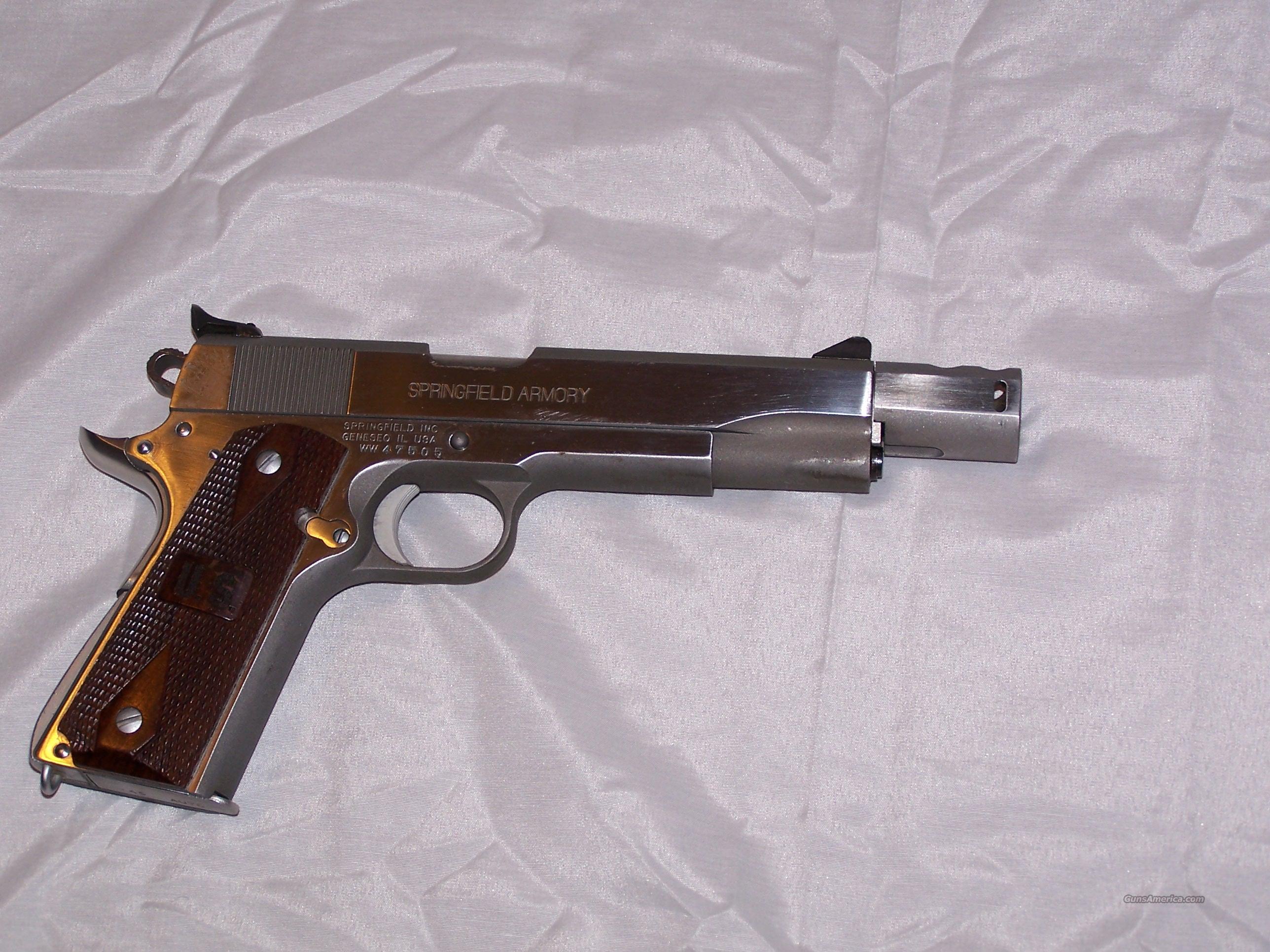 .460 Rowland Springfield Armory 1911 A1 Stainle... for sale