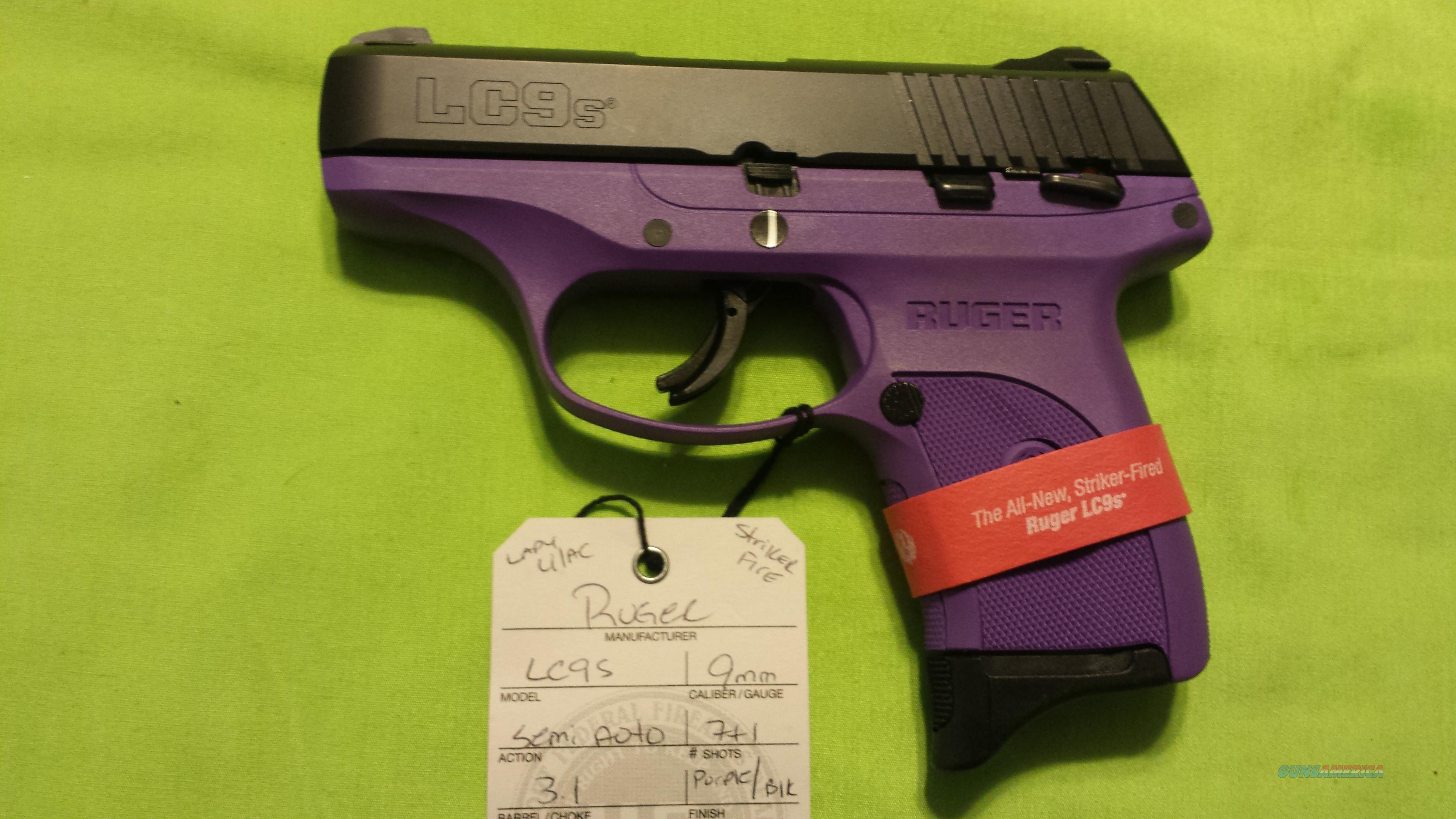 RUGER LC9S LADY LILAC PURPLE LC9 S 9 9MM 7RD ST... for sale