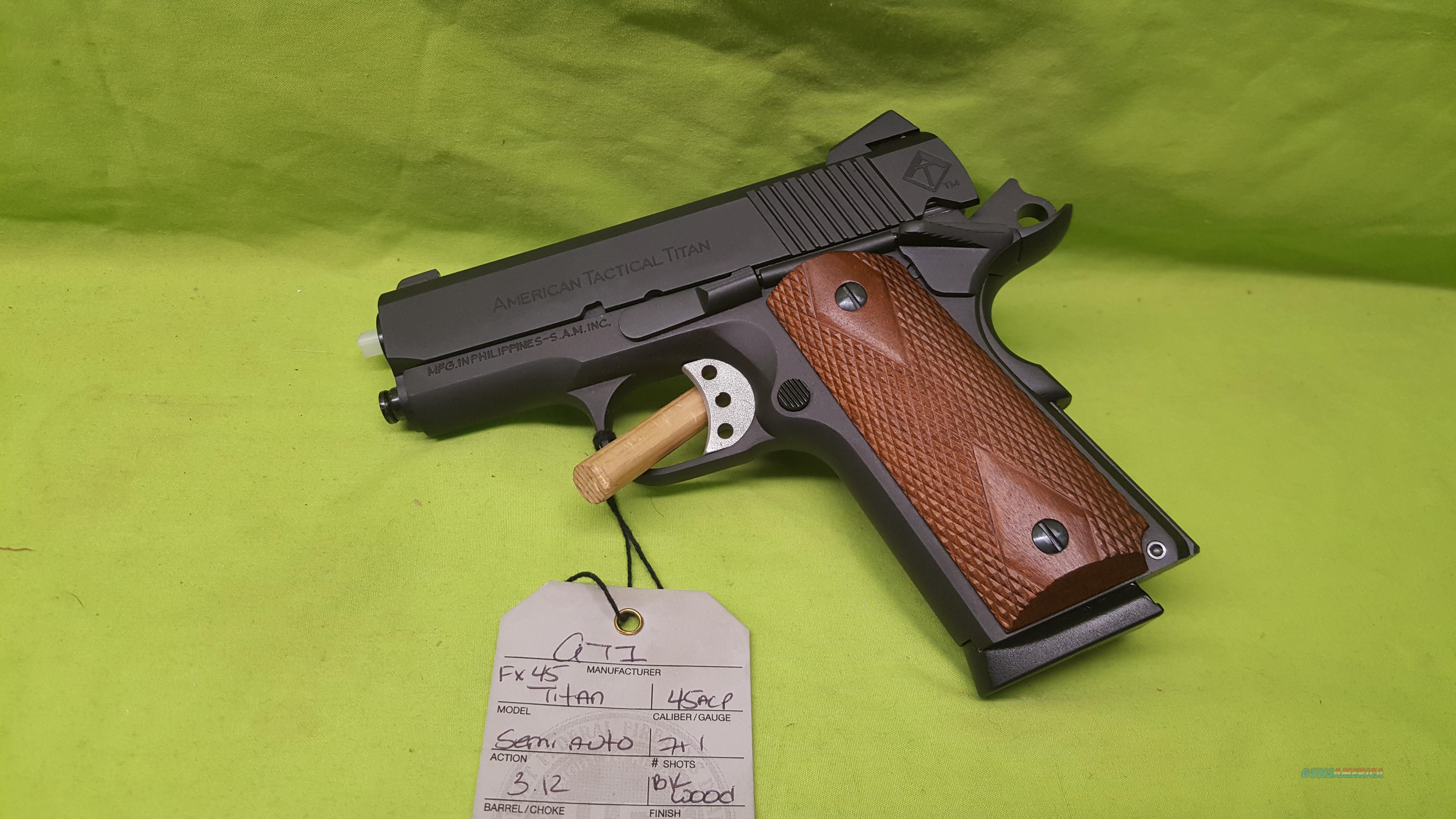 ATI FX45 FX 45 1911 TITAN 45ACP 3.2 B 7RD COMPA... for sale