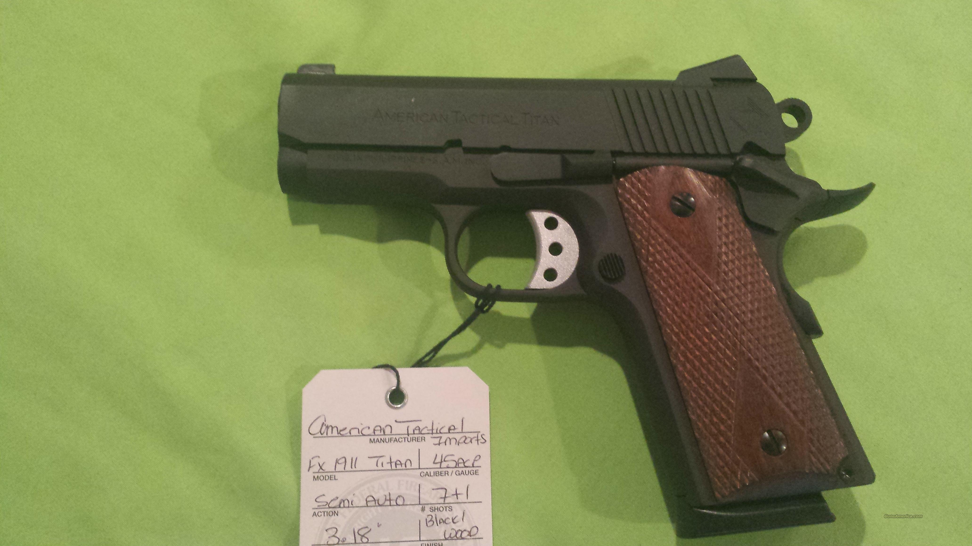 ATI FX45 FX 45 1911 TITAN 45ACP 3.2 B 7RD COMPA... for sale