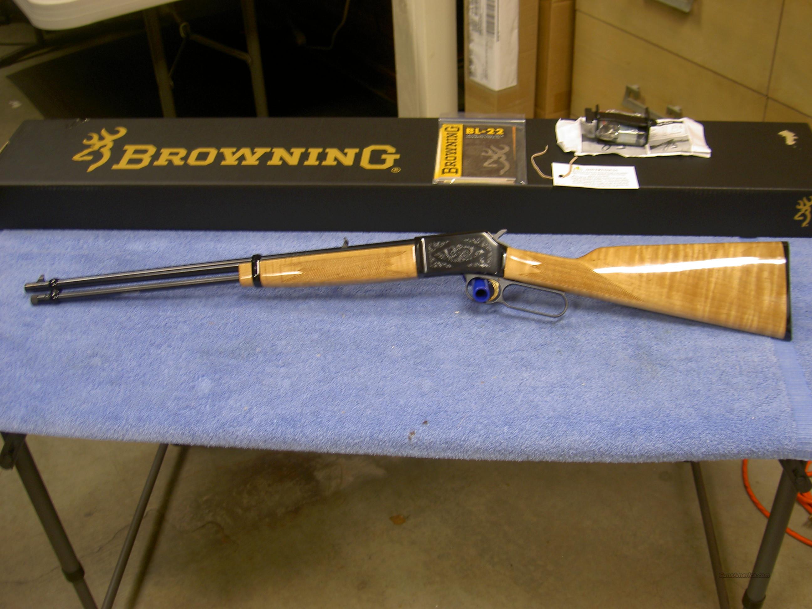 NIB Browning BL-22, Grade II, Maple Stock Lever... for sale