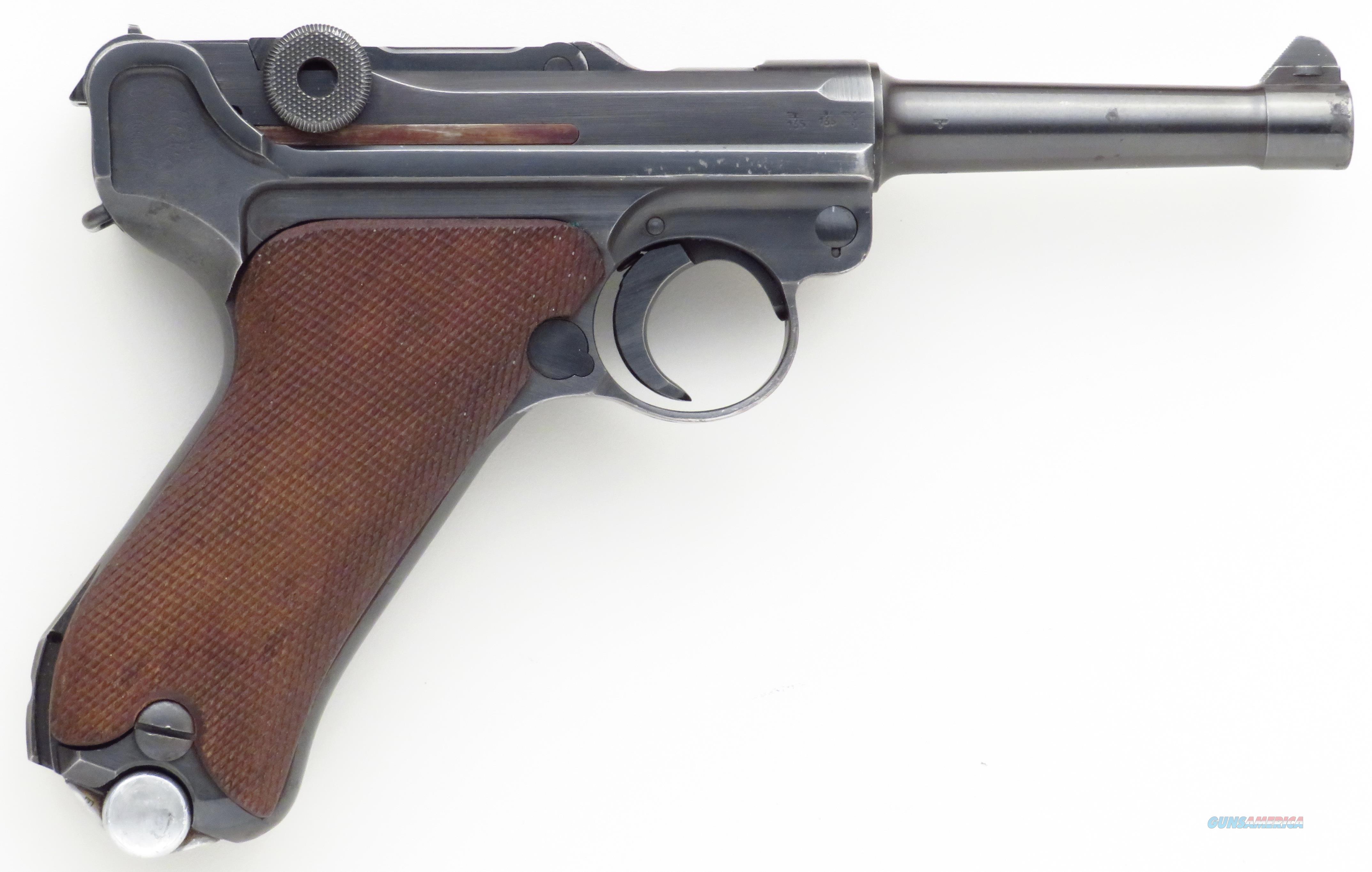 Luger 9mm, 1941, byf (Mauser), serial 507, 4-in... for sale