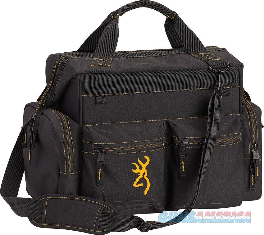 BR5899 Browning Range Bag Black Gold For Sale BR5899 Browning Range Bag Black Gold For Sale