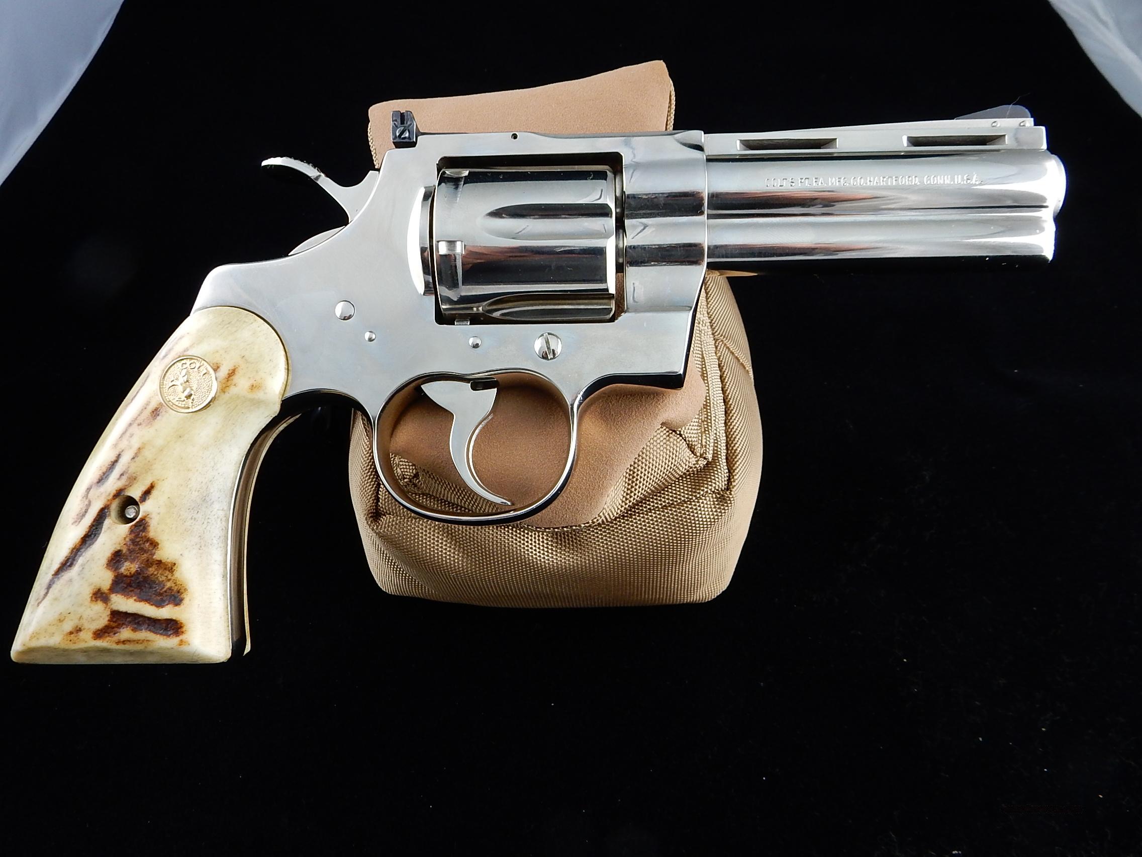 Colt Python 4 Inch Nickel for sale