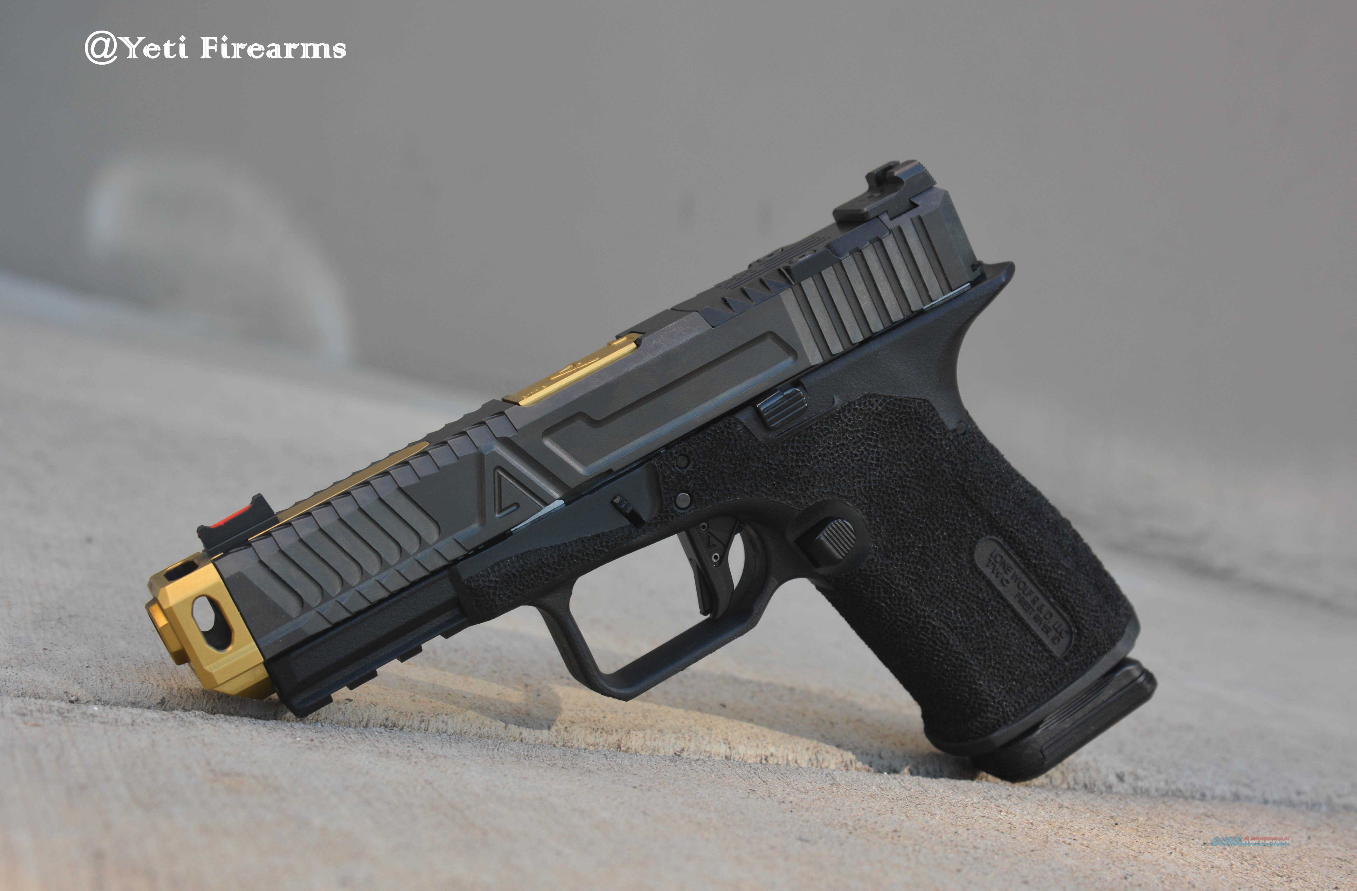 Agency Arms NOC 9mm Glock 19 Lone Wolf TiN Daws... for sale