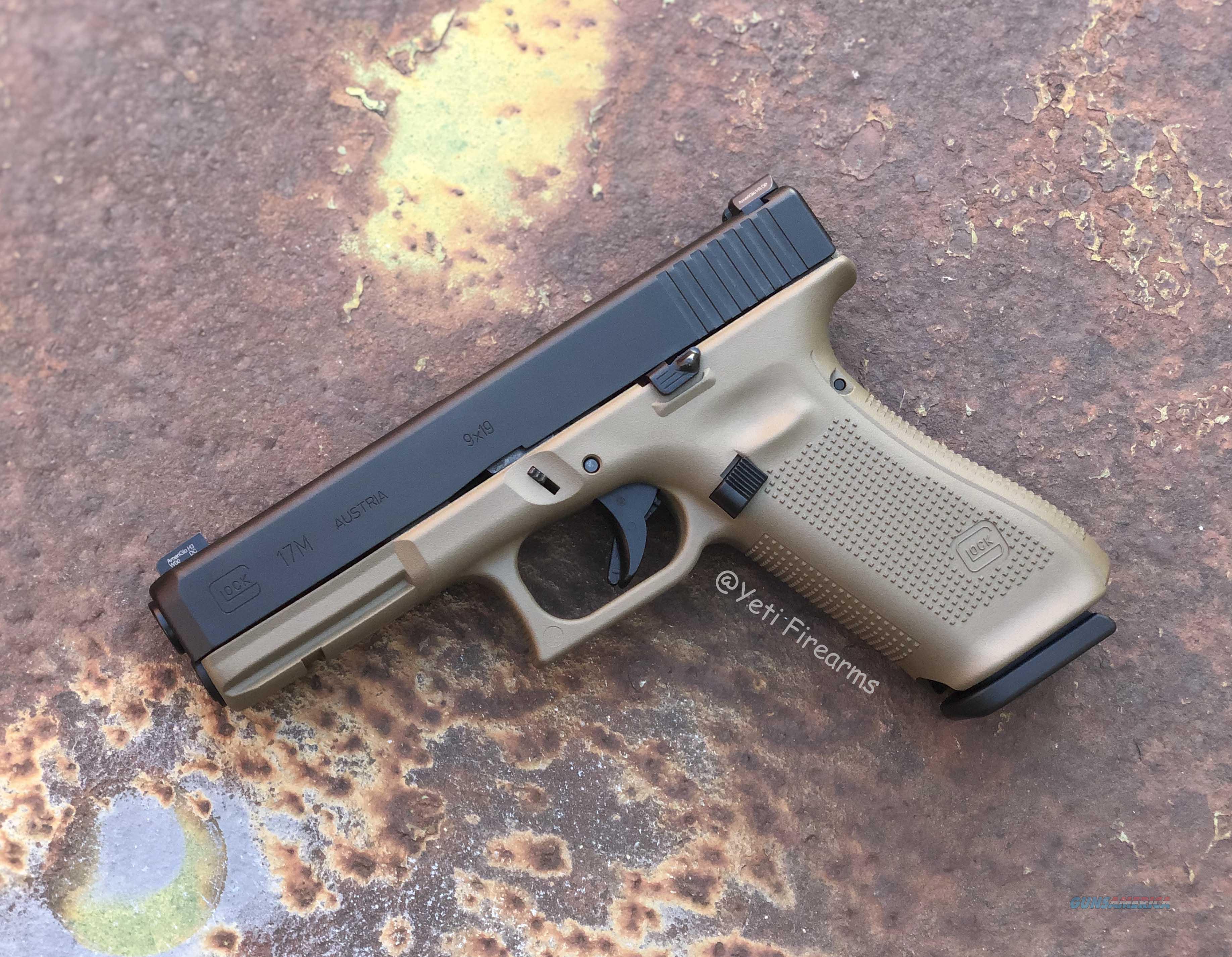 Glock 17M 9mm FBI Glock FDE Cerakote 17 M No CC... for sale