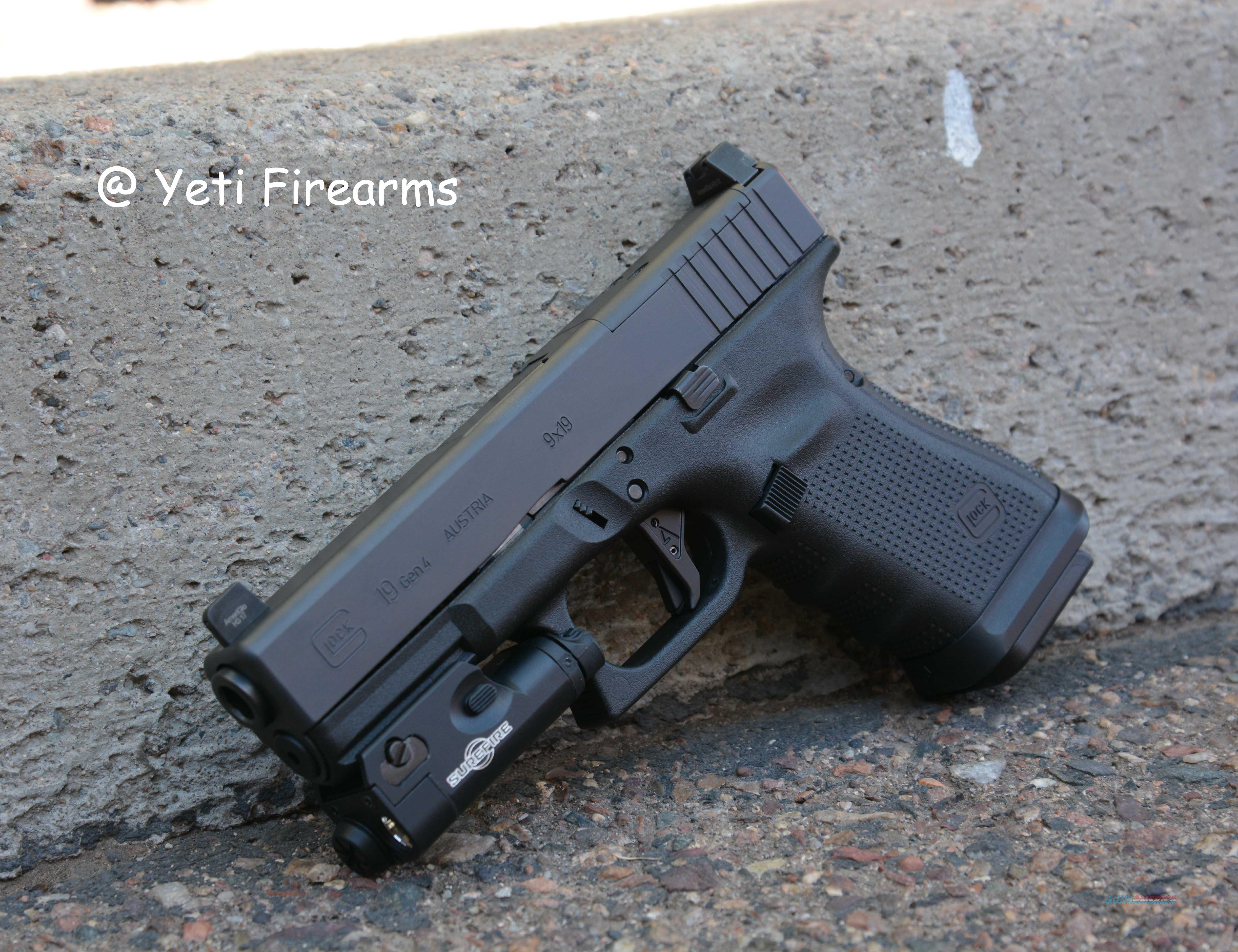 Glock 19 G4 MOS 9mm Agency Arms Surefire XC1-B ... for sale