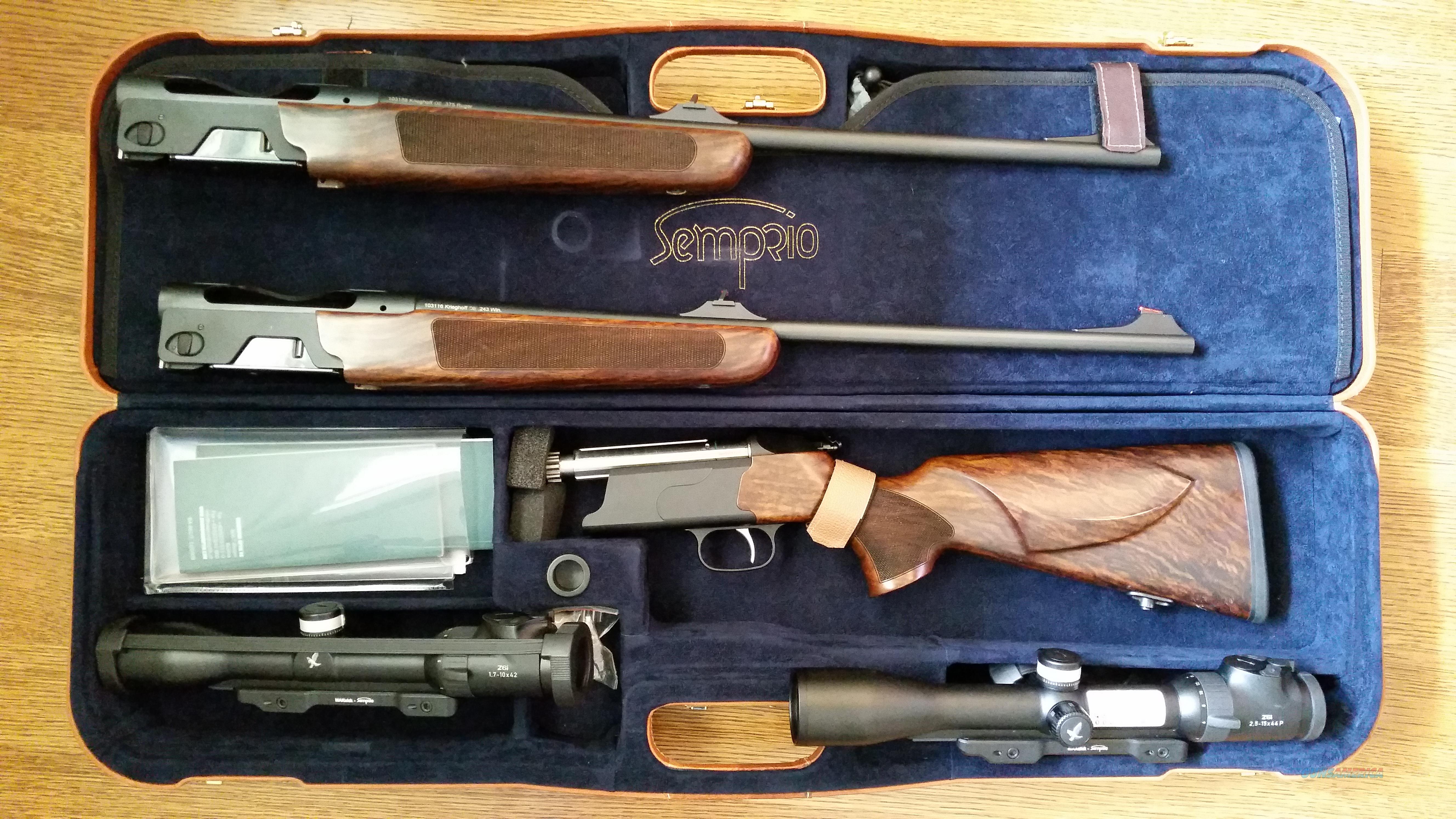 Krieghoff Semprio Rifle w/ .243 Win., .375 Ruge... for sale