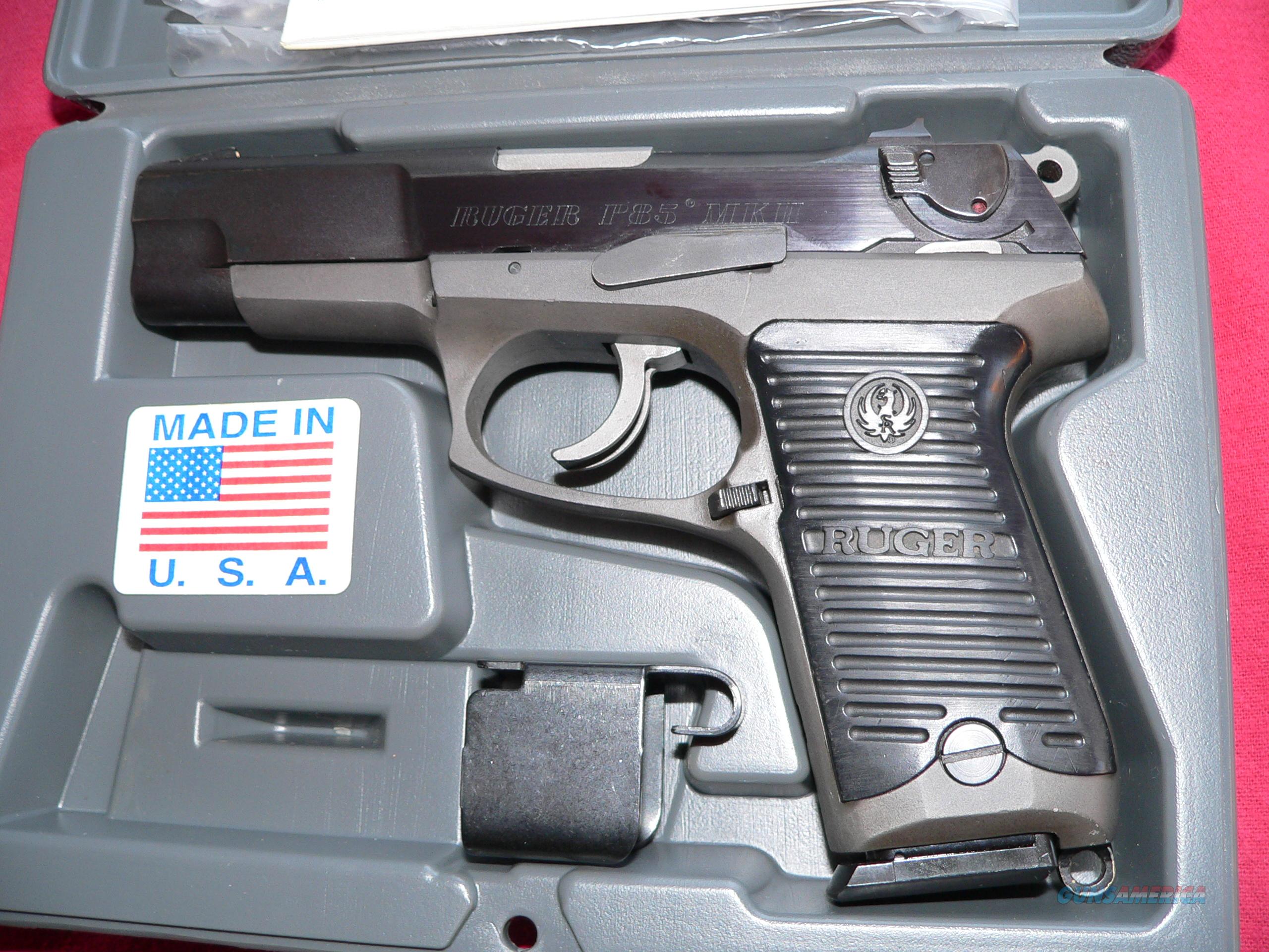 Ruger Model P-85 Mark II cal. 9mm 15-shot Semi-... for sale