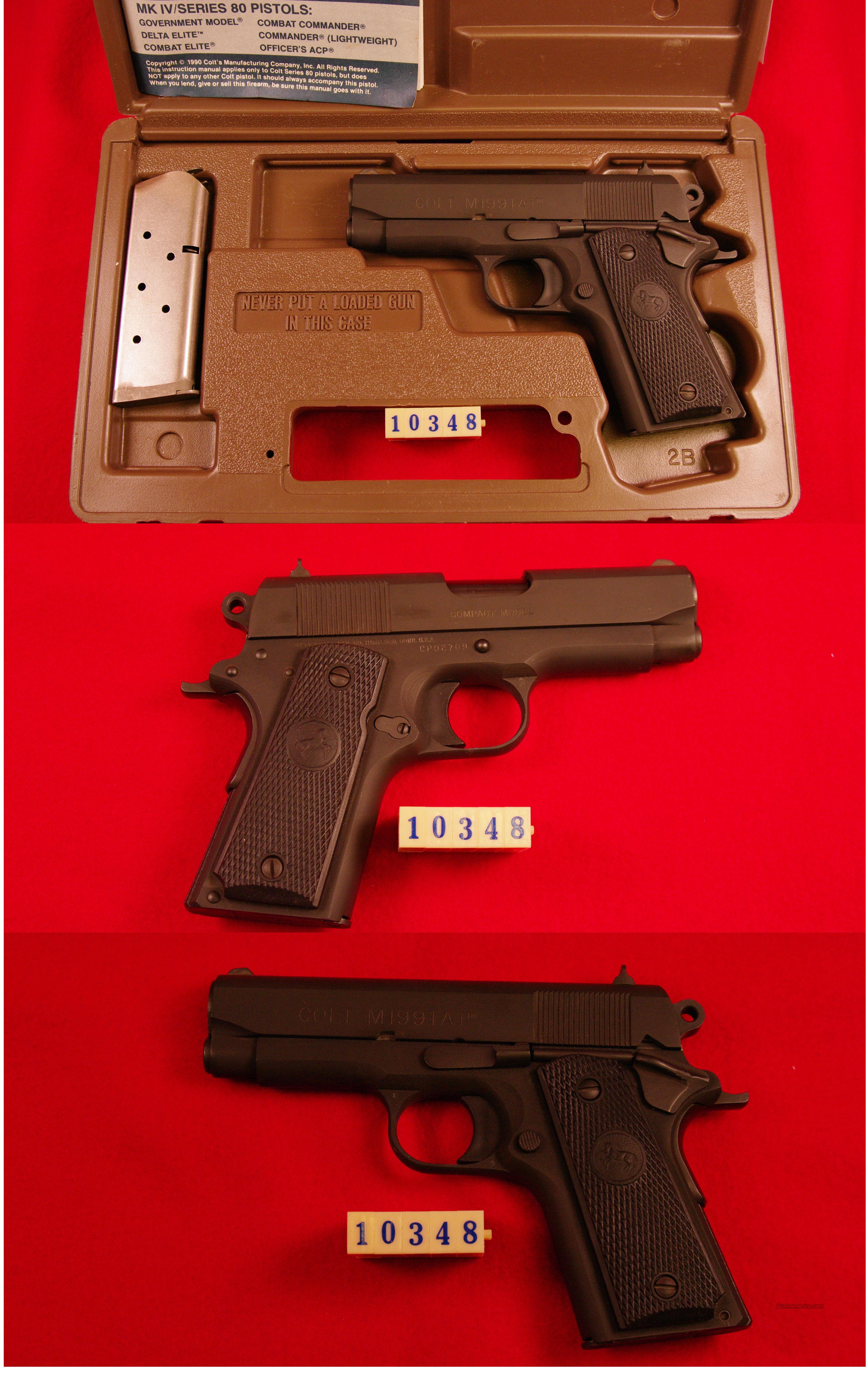 Colt 1991 A1 Compact 45 ACP for sale