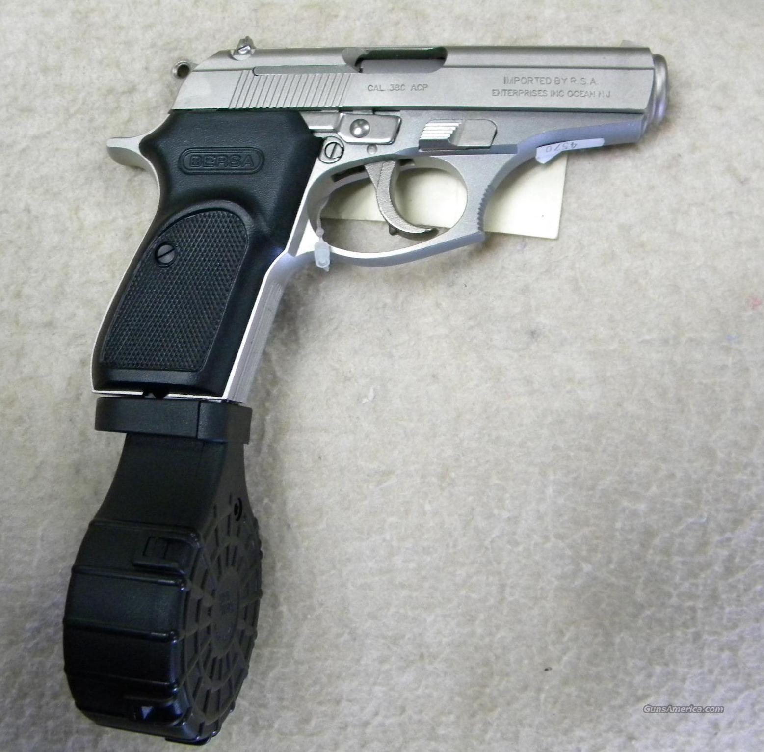 Bersa Thunder .380 with drum magazine for sale