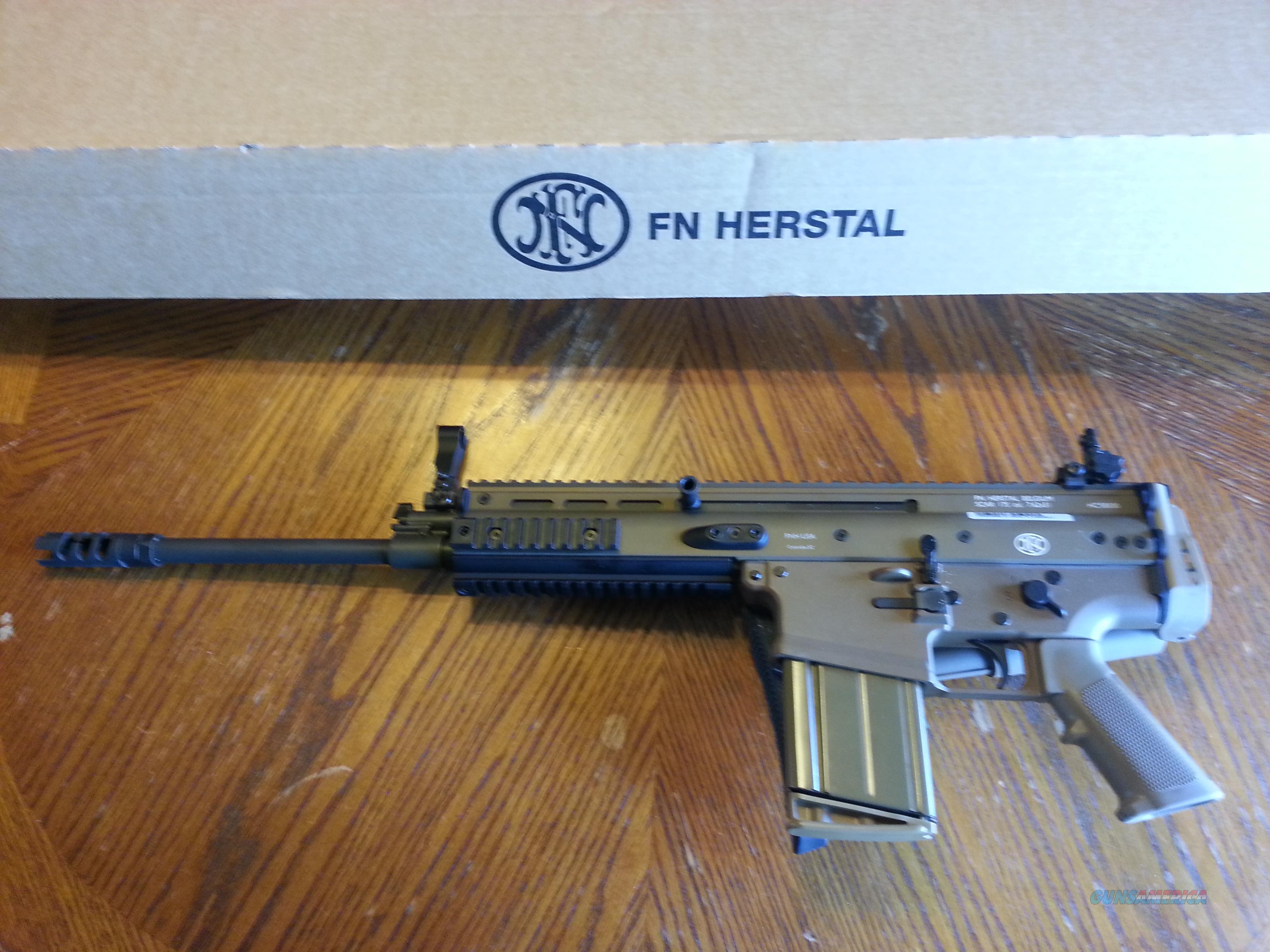 FNH FN Scar 17s 7.62x51 Nato 308 FDE 16" Chrome... for sale