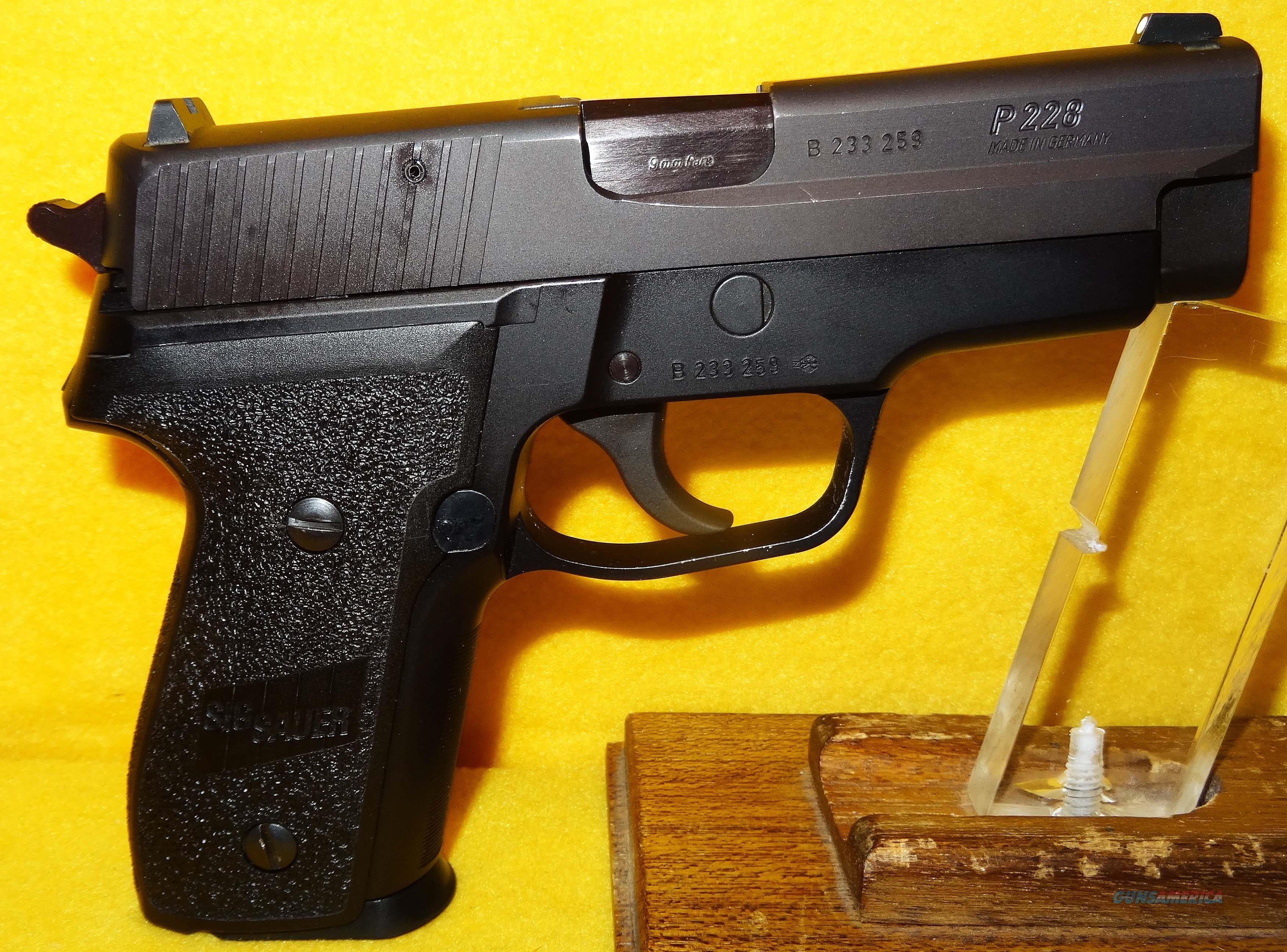 SIG SAUER P228 (MADE IN GERMANY) for sale at Gunsamerica.com: 932638594