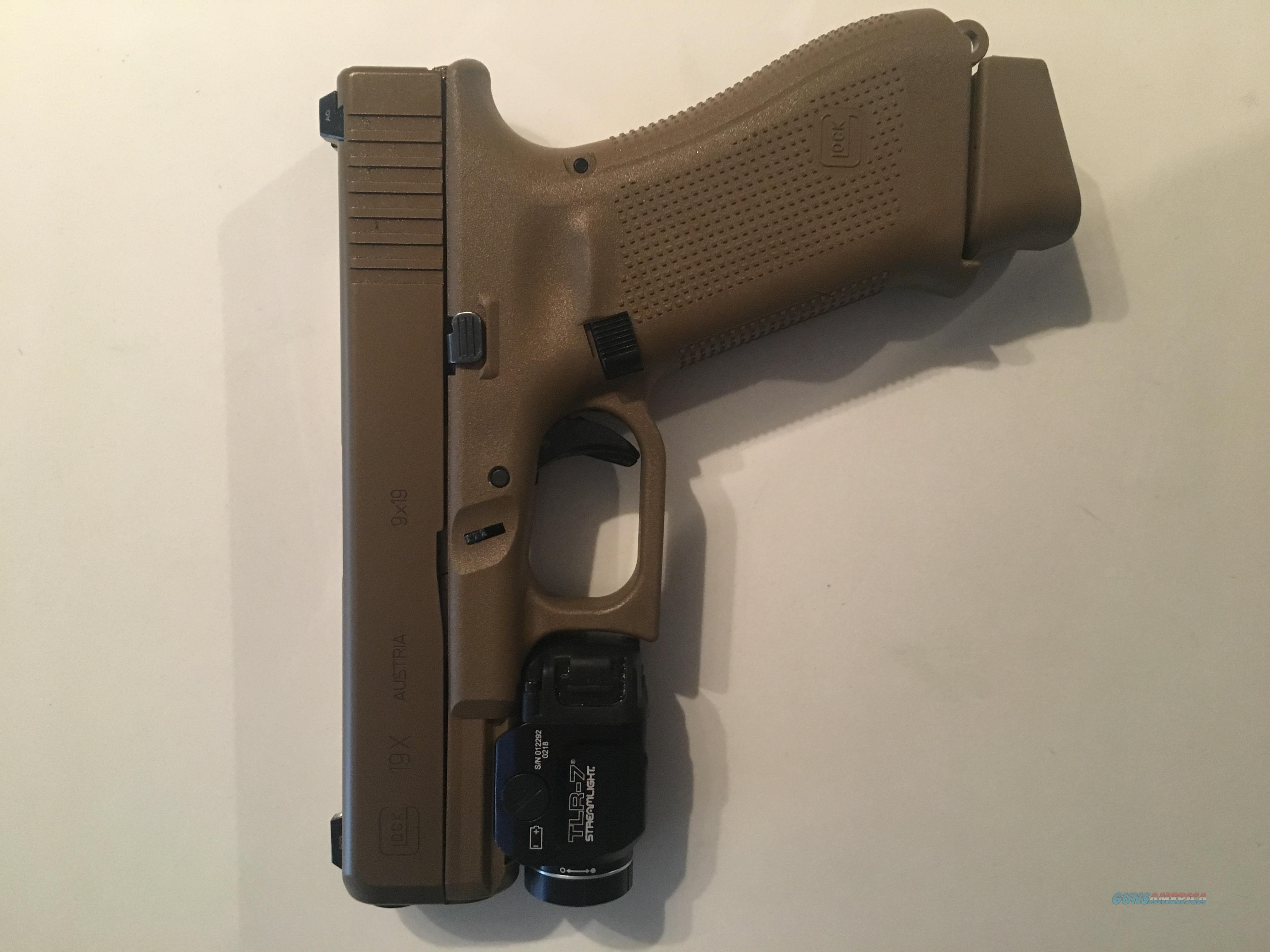Glock 19x w/ TL7 streamlight for sale