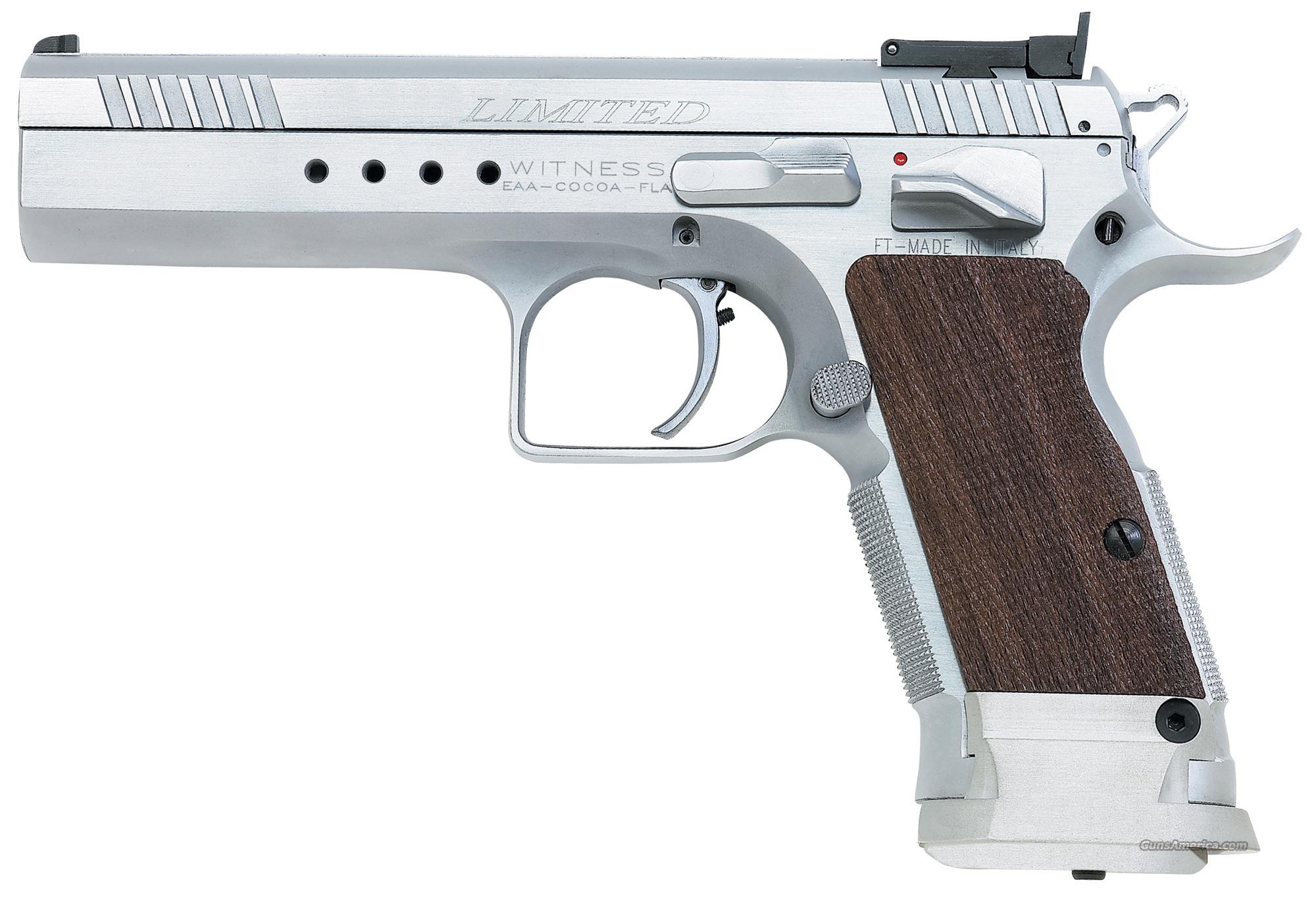EAA Witness Elite Limited 9mm Tanfoglio 17 Roun... for sale