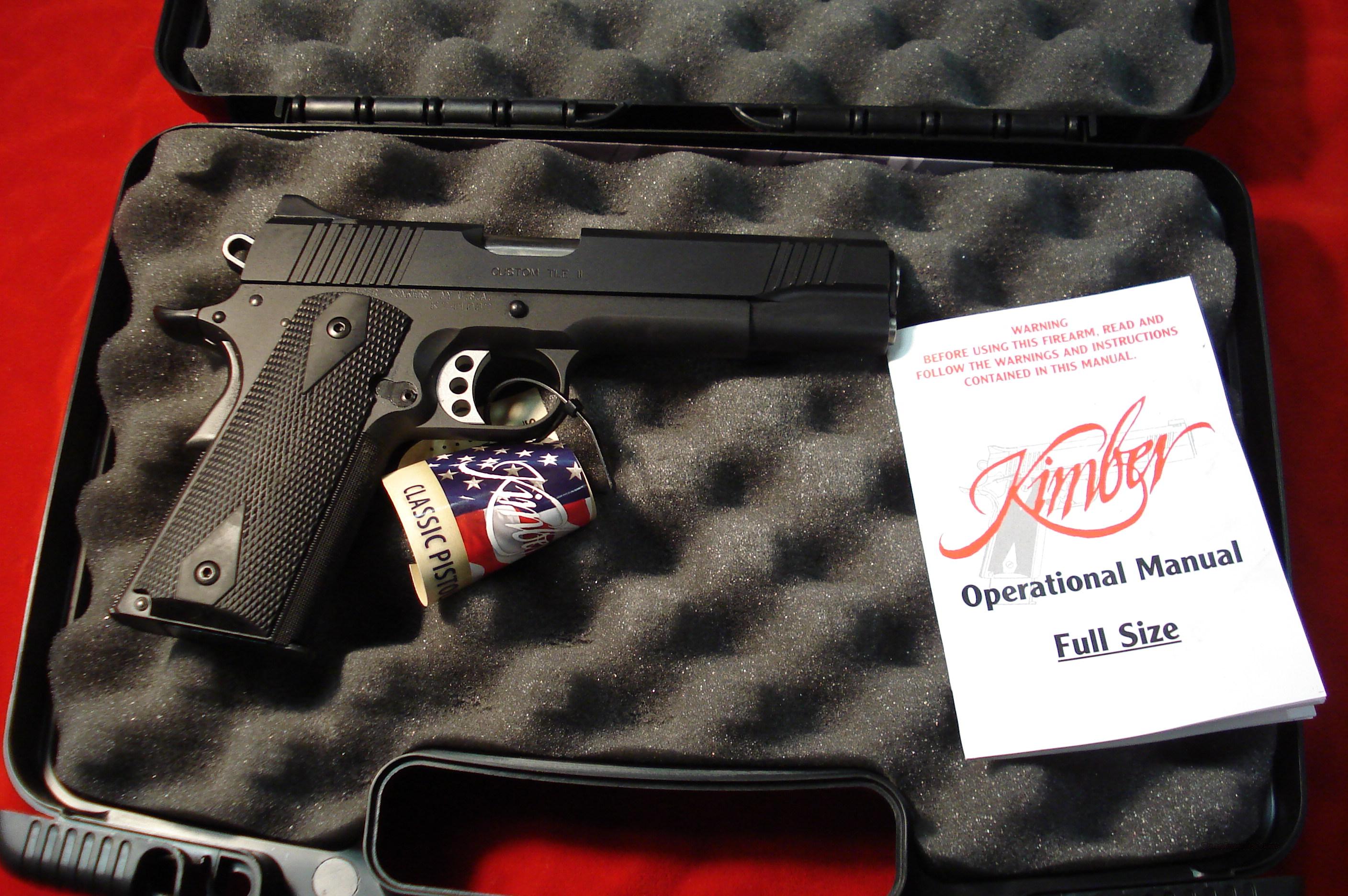 KIMBER CUSTOM TLE II 45ACP ( LAPD SWAT PISTOL) ... for sale