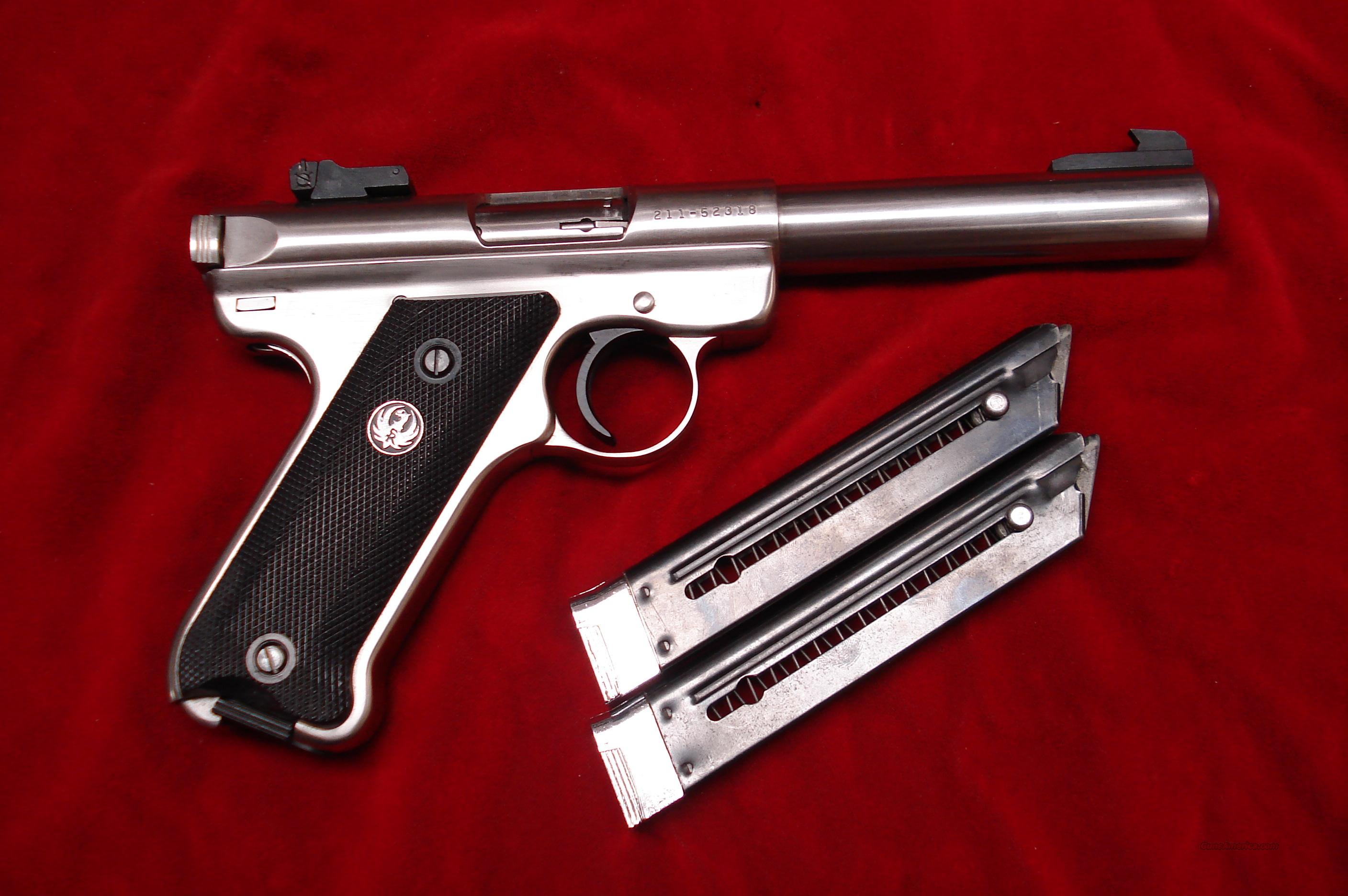 RUGER MKII 5.5" STAINLESS BULL BARREL USED for sale