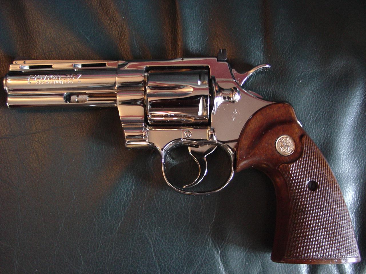 Colt Python 4" ,357 magnum,fully refinished in ... for sale