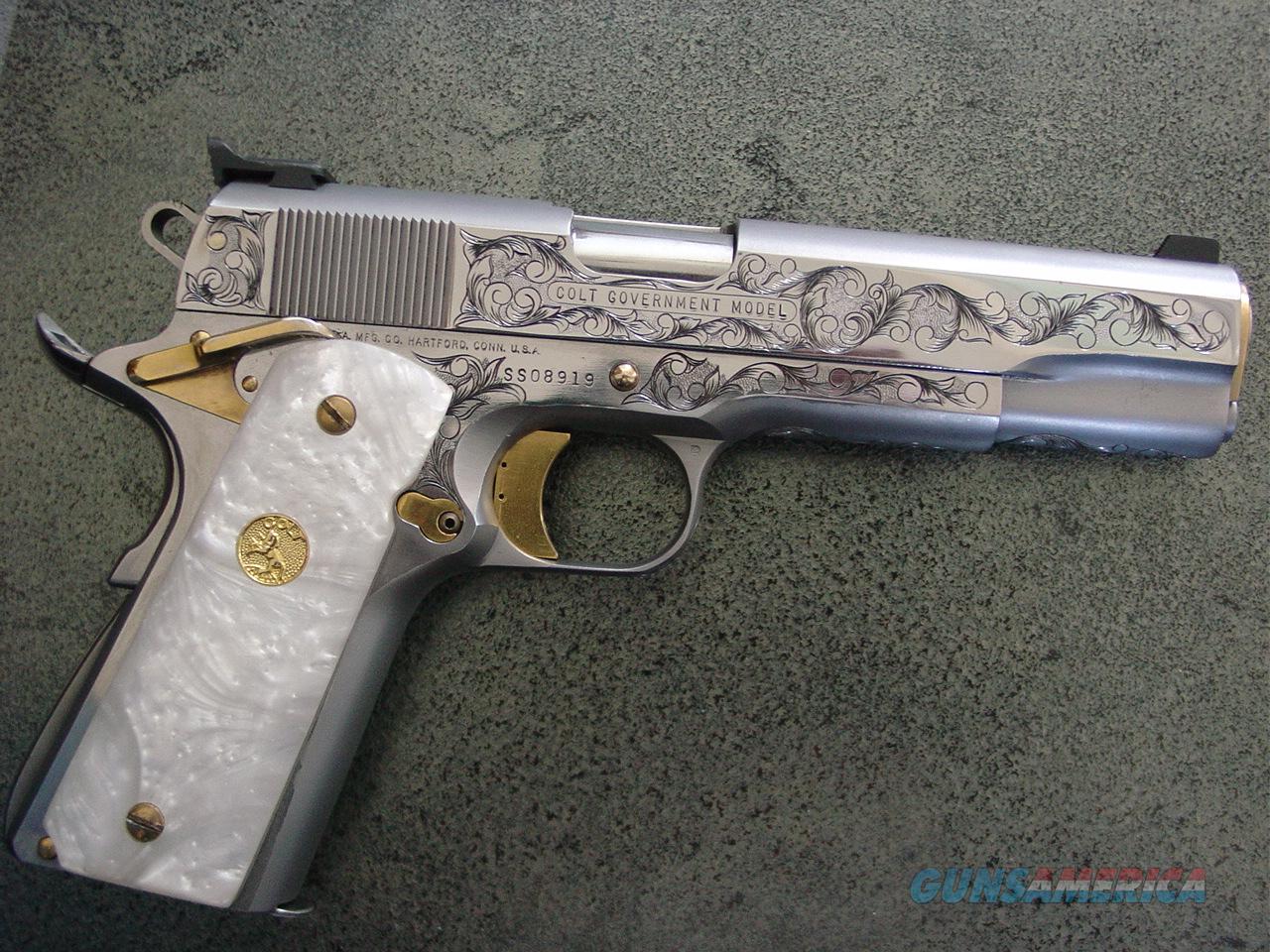 Colt Government 1911,Master engraved by Ken Smi... for sale