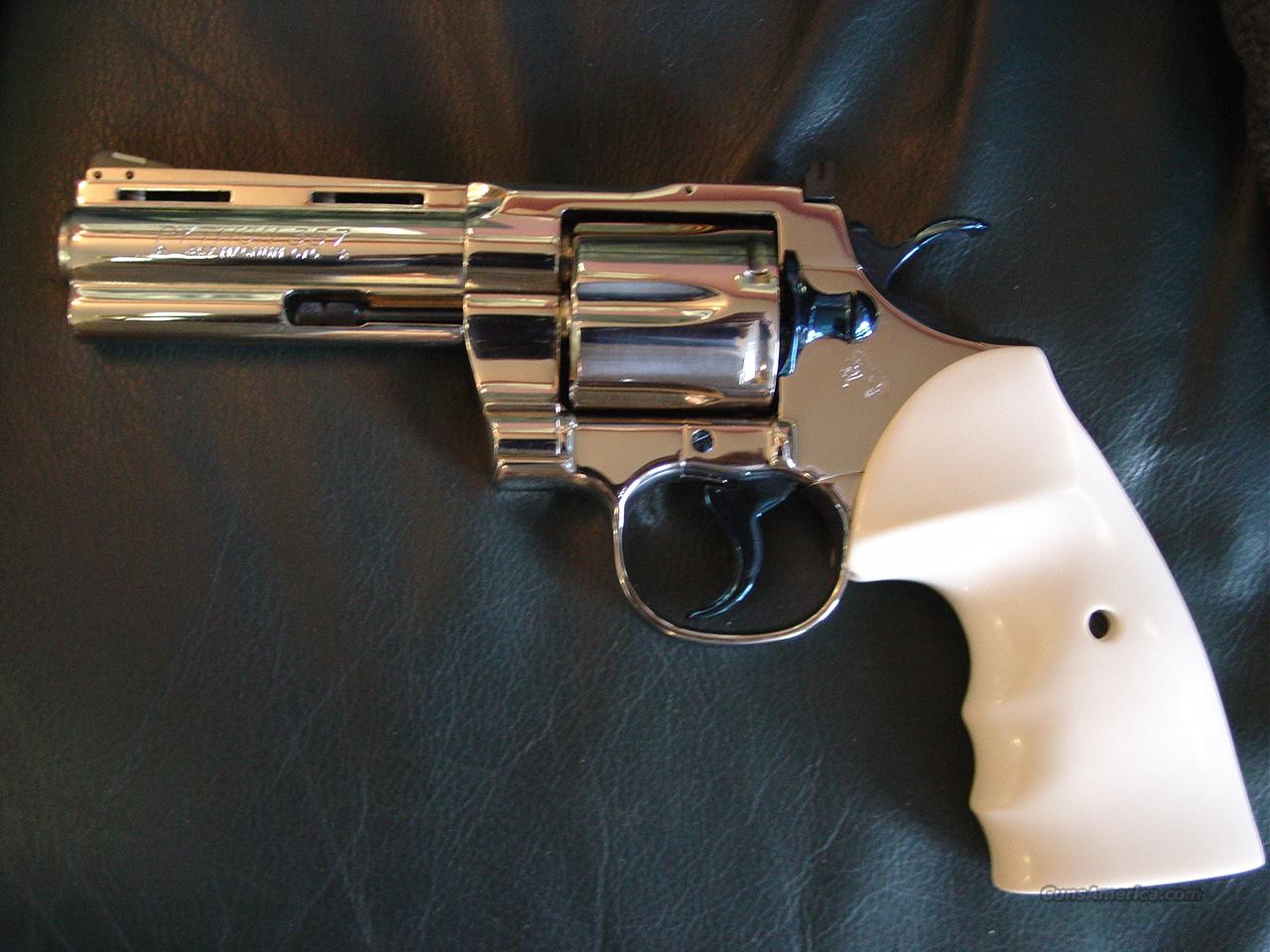 Colt Python,4" 357 mag,restored,& refinished ni... for sale
